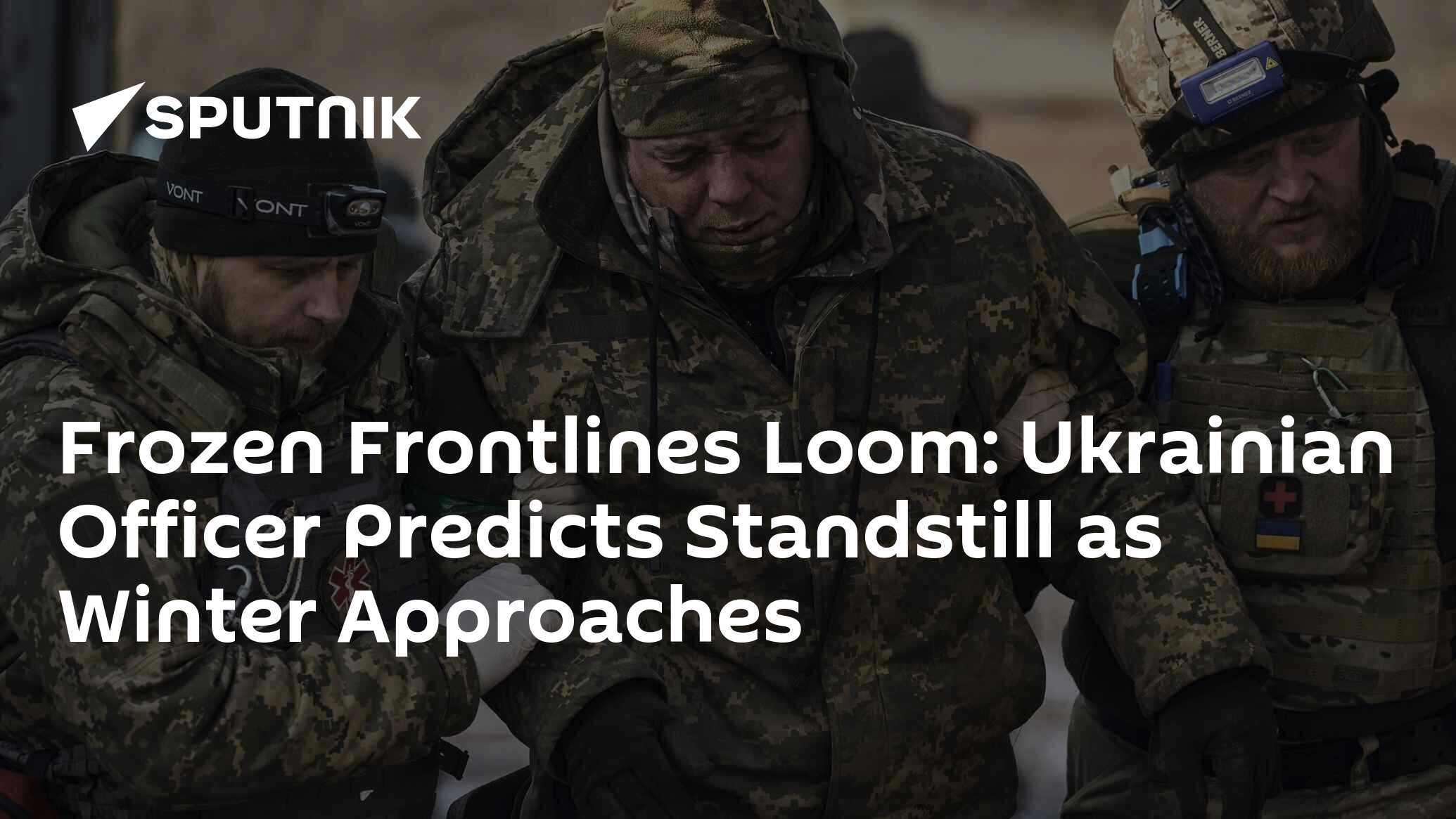 Frozen Frontlines Loom: Ukrainian Officer Predicts Standstill as Winter ...