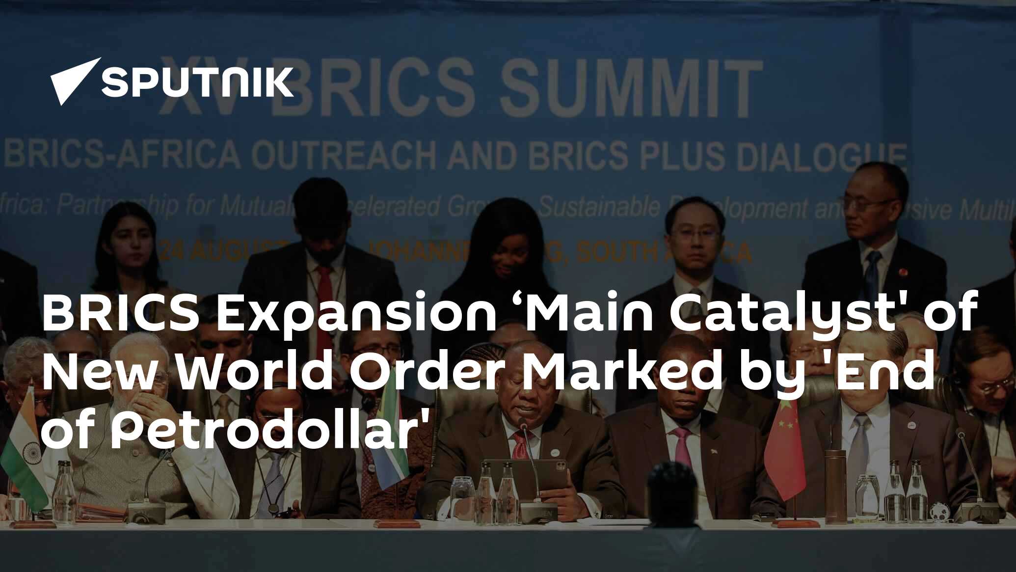 BRICS Expansion ‘Main Catalyst' of New World Order, 'End of Petrodollar'