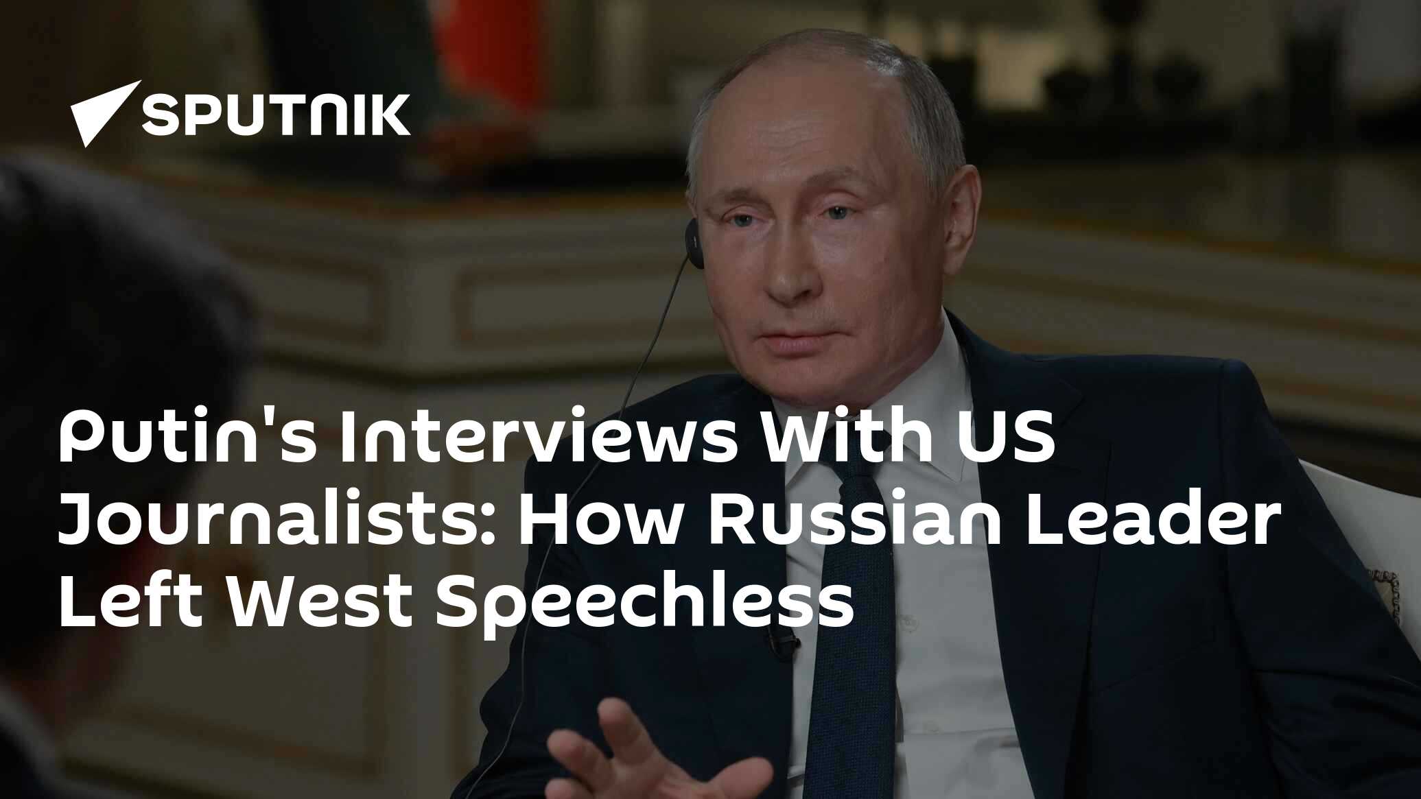 Top Putin’s Interviews With US Journalists