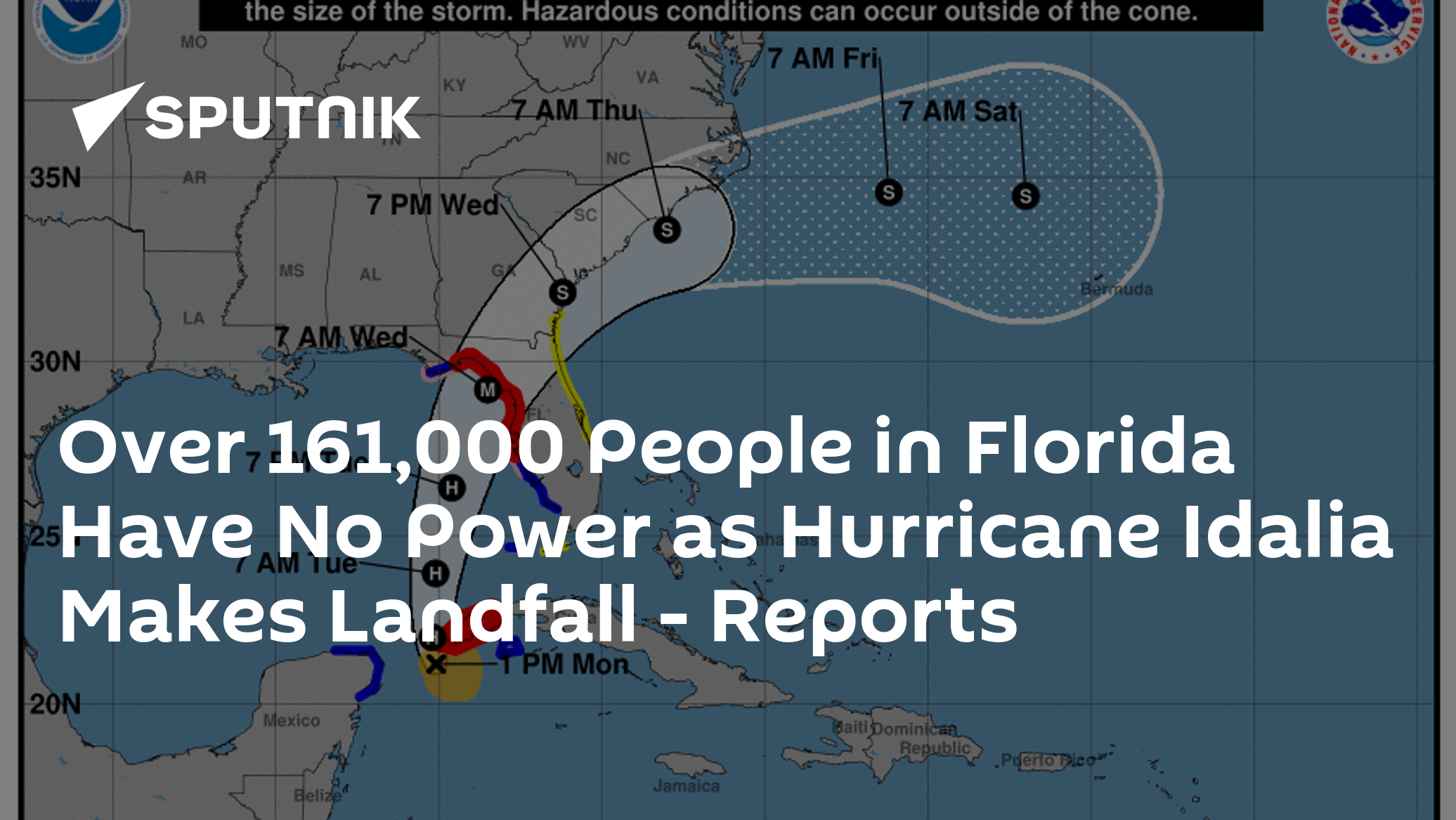 Over 161,000 People in Florida Have No Power as Hurricane Idalia Makes ...