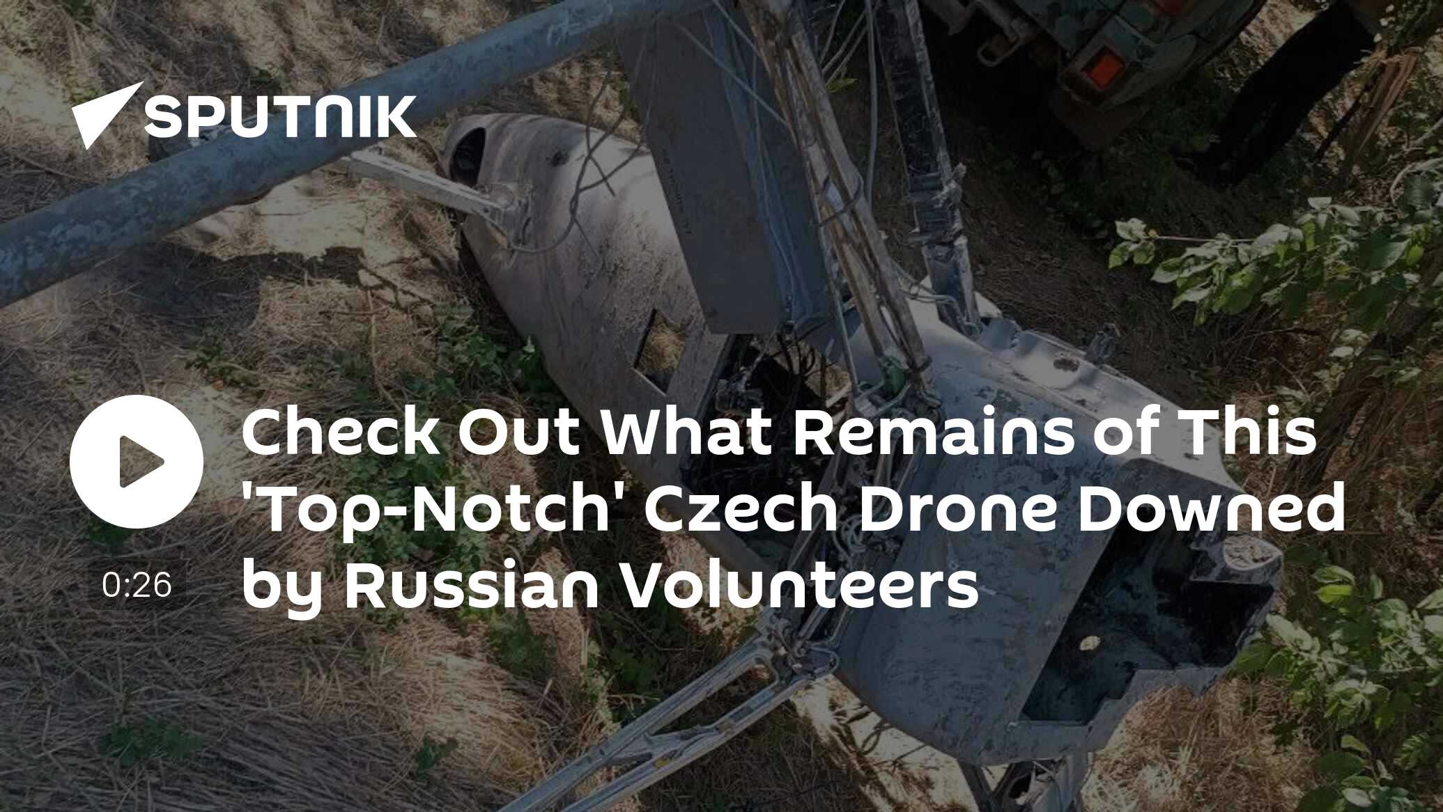 Check Out What Remains of This 'Top-Notch' Czech Drone Shot Down by ...