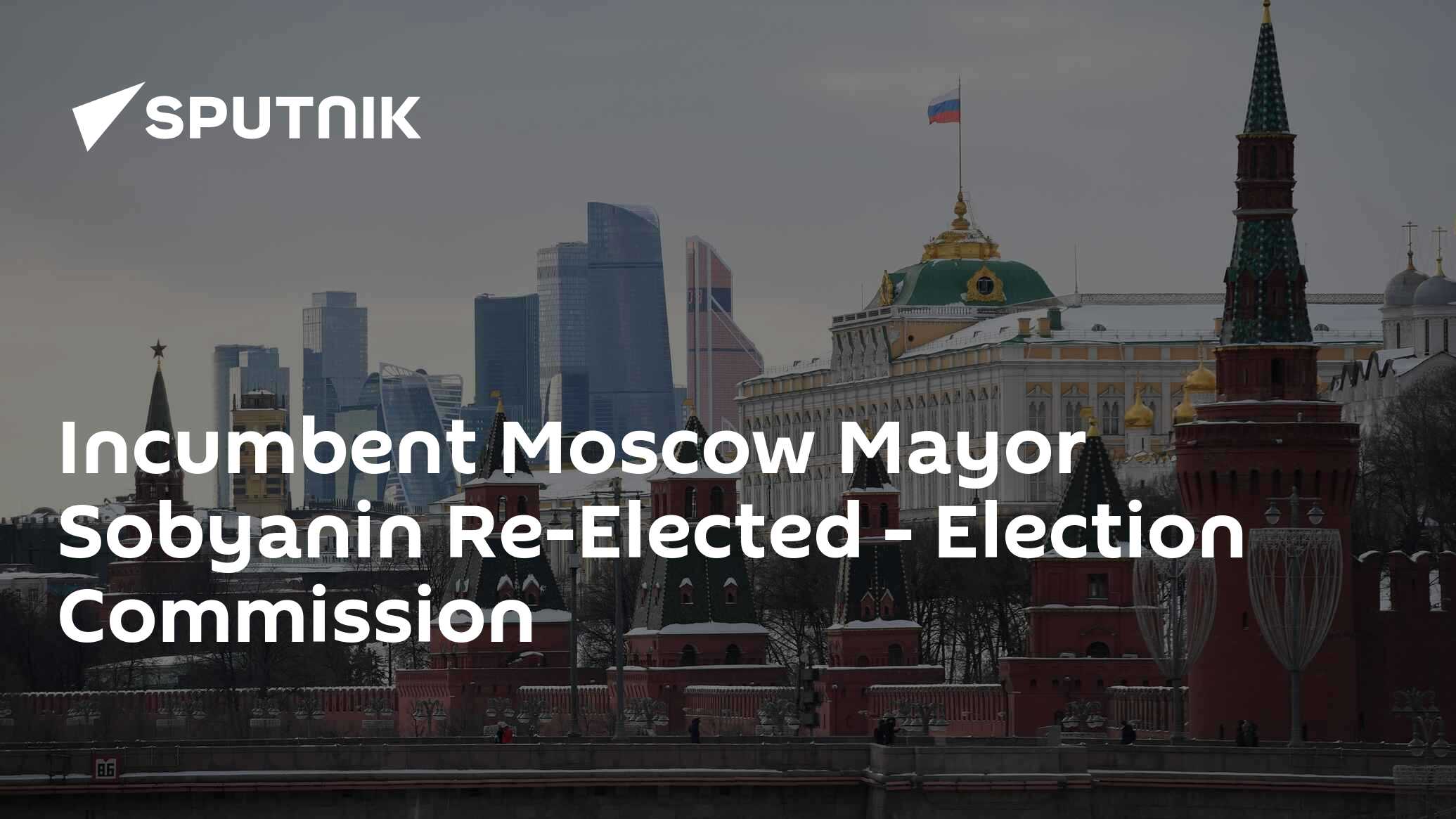 Incumbent Moscow Mayor Sobyanin Re-elected - Election Commission