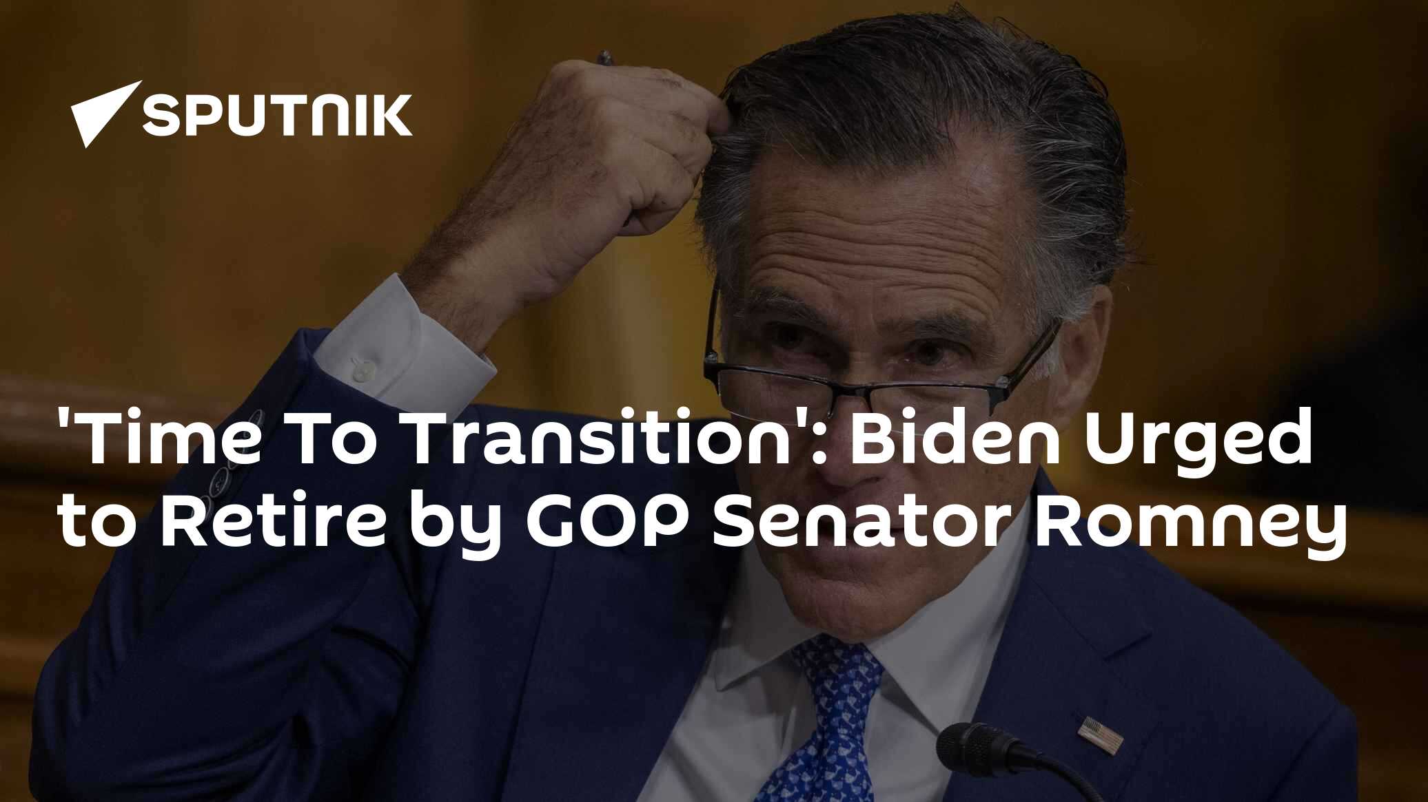 Romney Urges Biden to Join Him in Retirement and Stand Aside