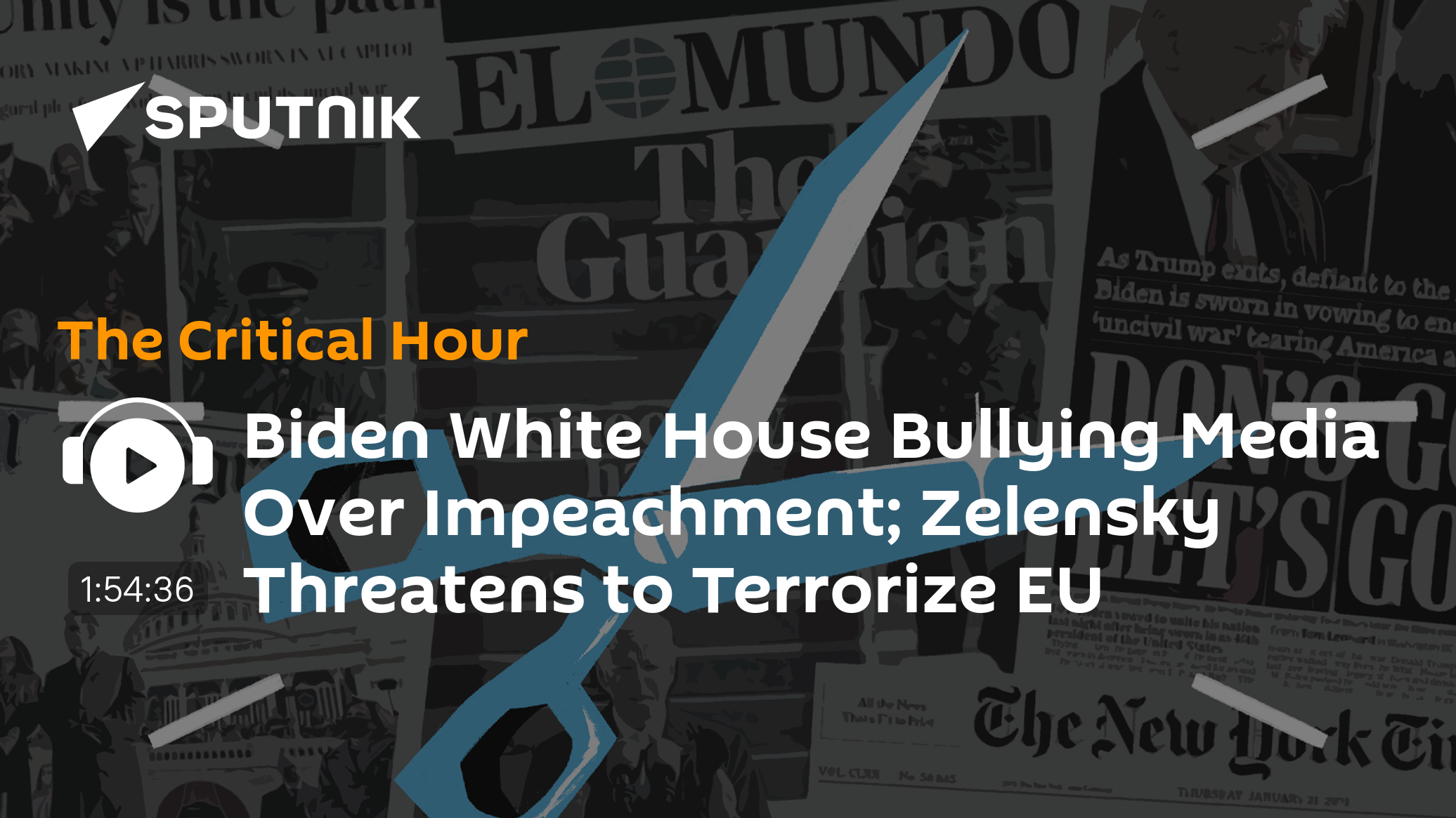 Biden White House Bullying Media Over Impeachment; Zelensky Threatens ...