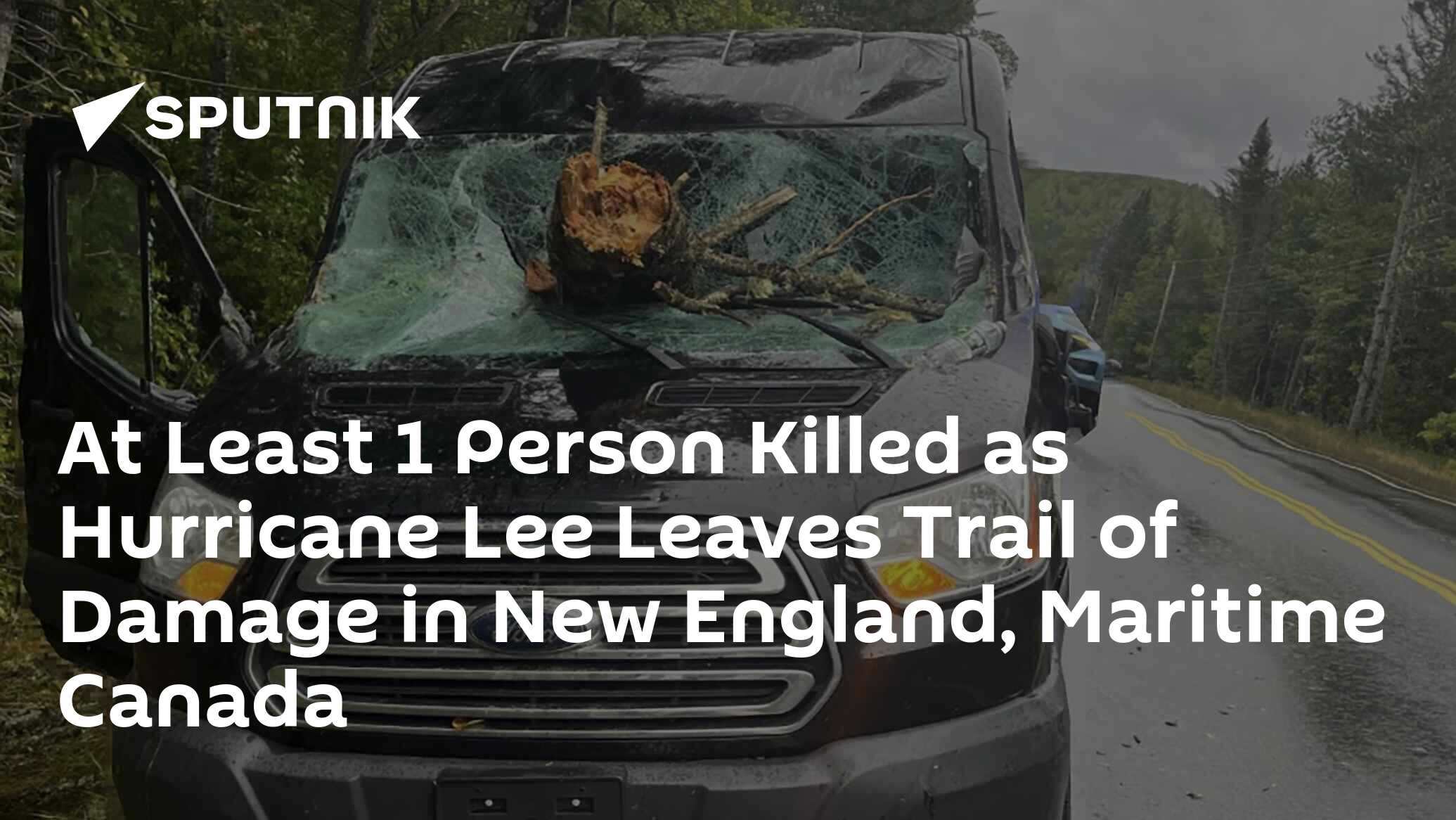 Atlantic Storm Lee's Damage Across New England, Canada