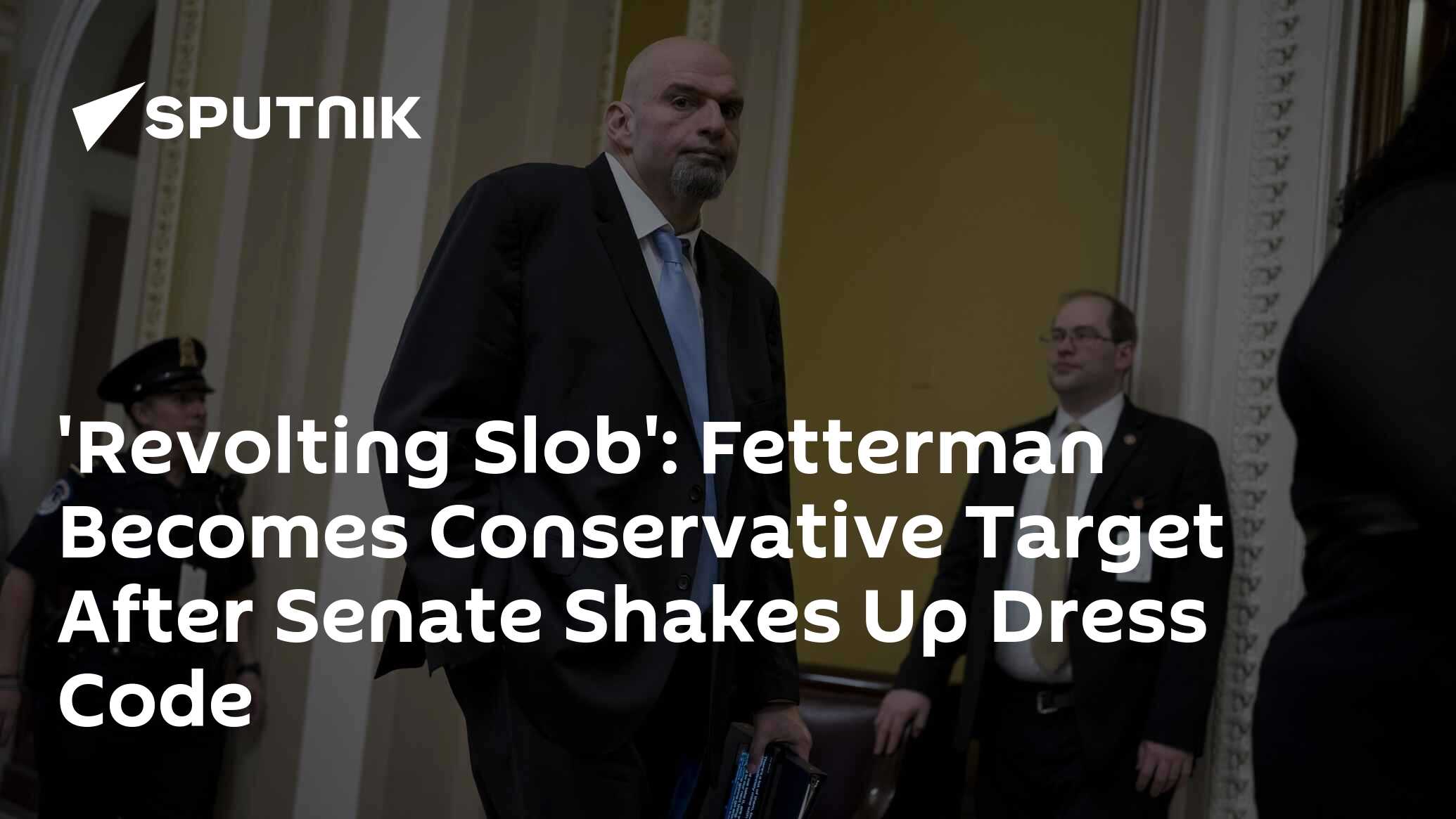 Senate Dress Code Gets a Shake-Up, Fetterman Becomes a Conservative Target