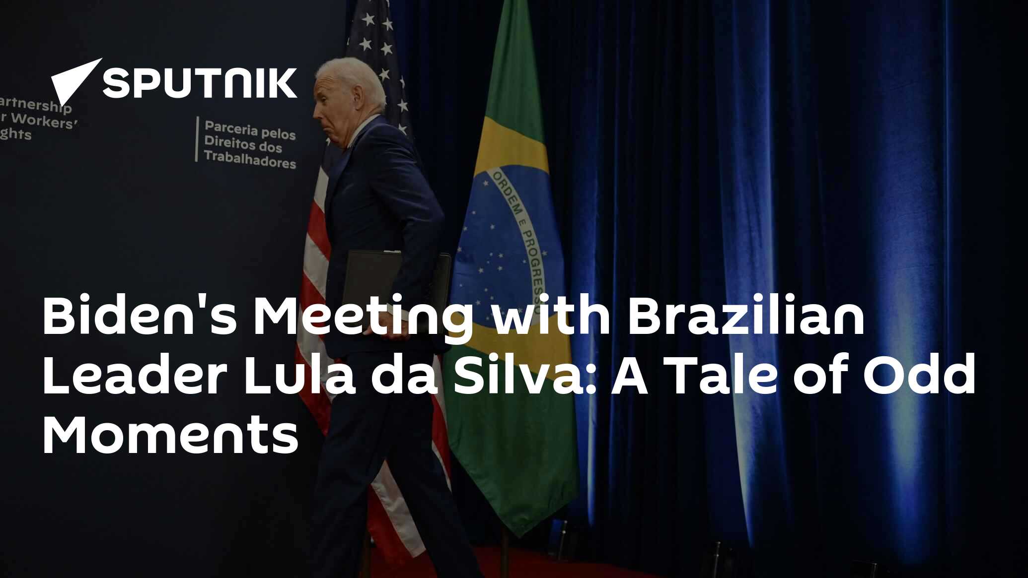 Biden's Meeting with Brazilian Leader Lula da Silva: A Tale of Odd Moments