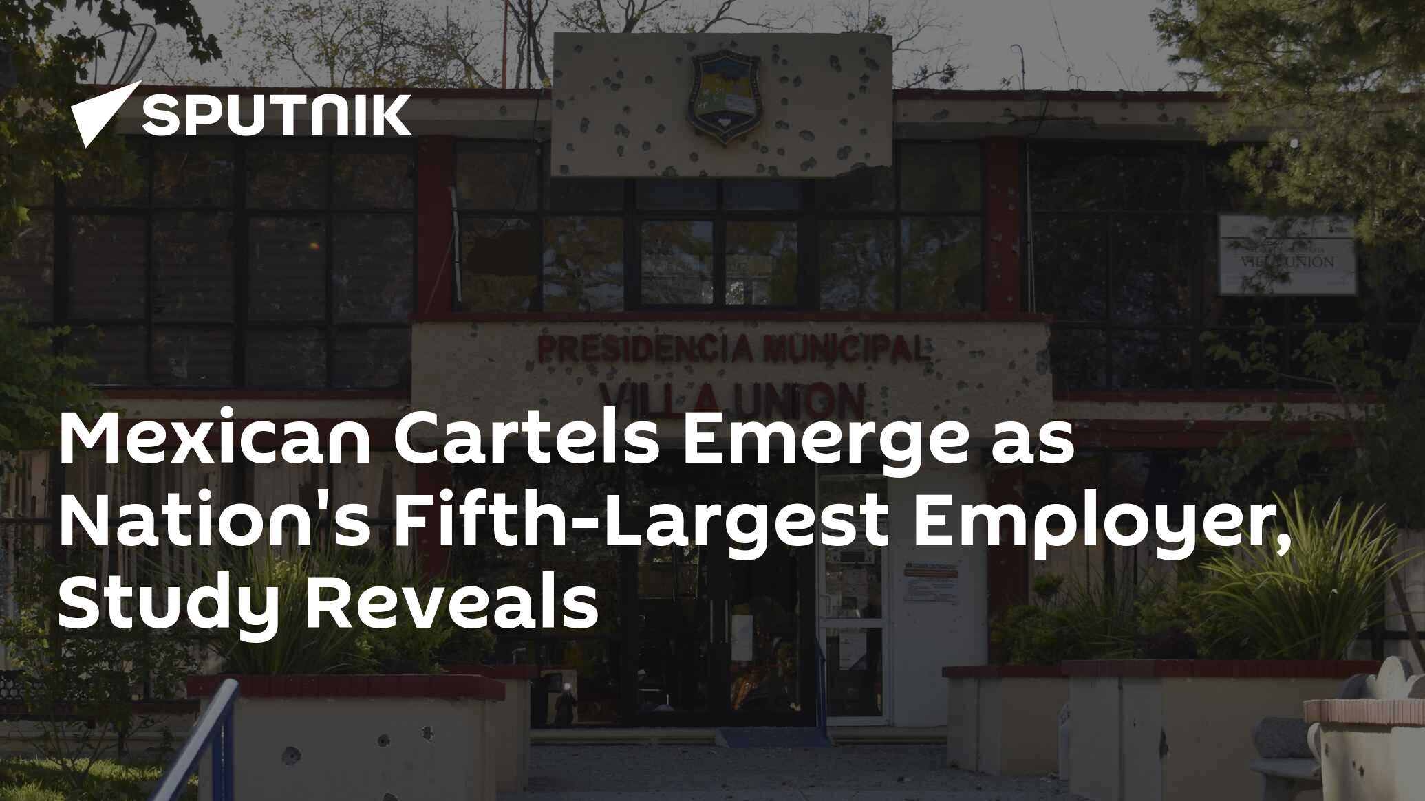 Mexican Cartels Emerge as Nation's Fifth-Largest Employer, Study Reveals