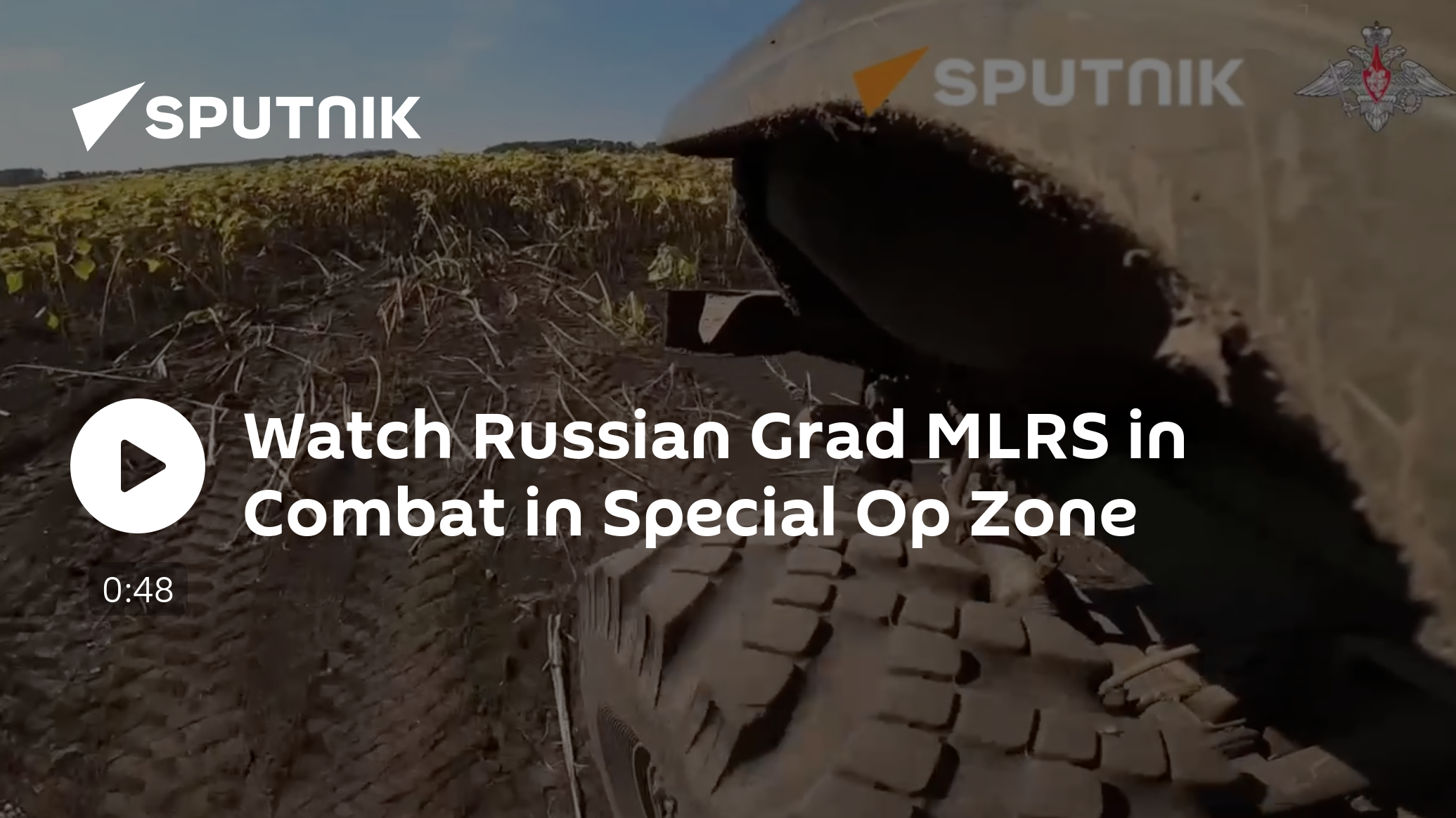 Watch Russian Grad MLRS in Combat in Special Op Zone