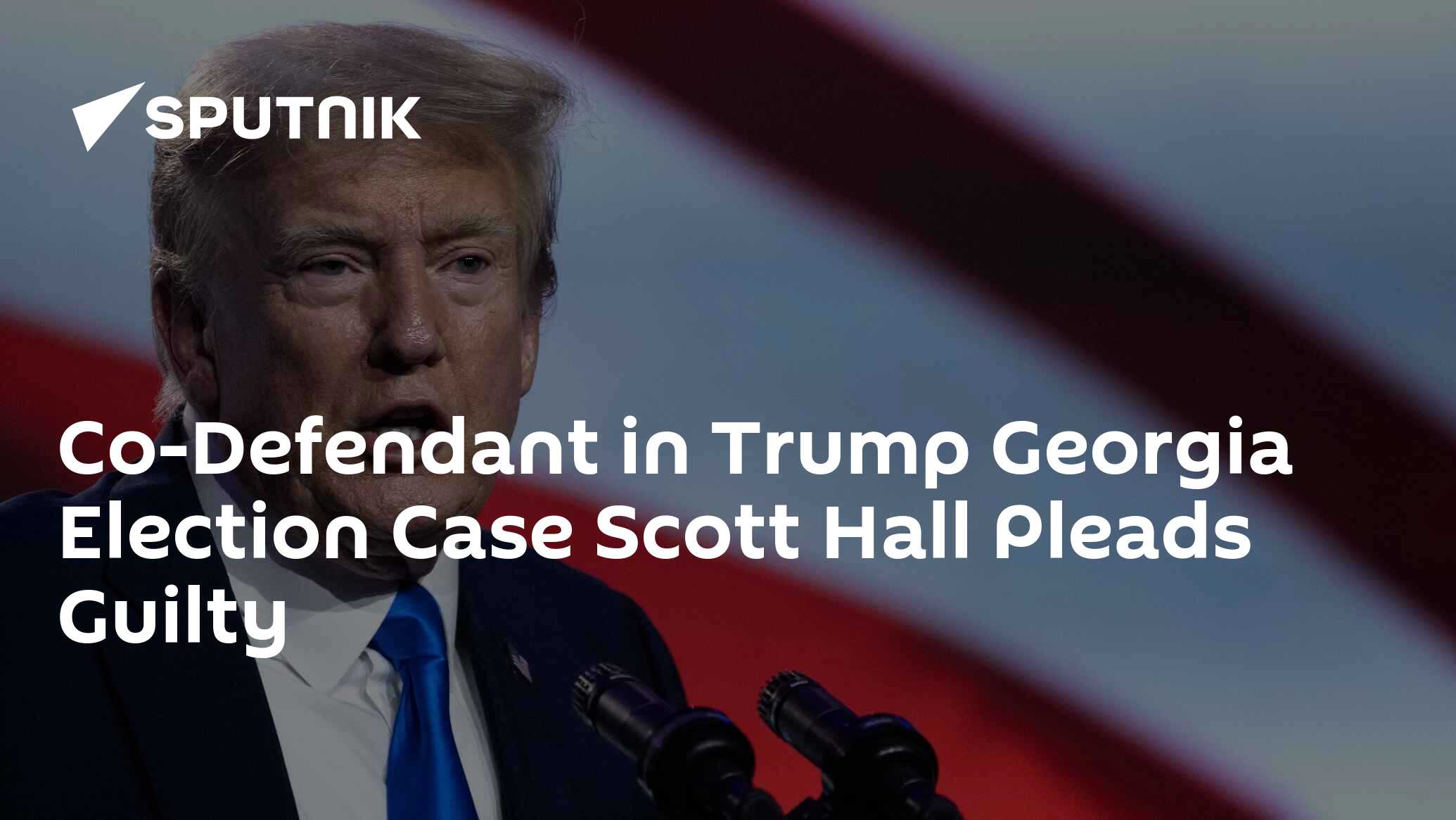 Co-Defendant in Trump Georgia Election Case Scott Hall Pleads Guilty