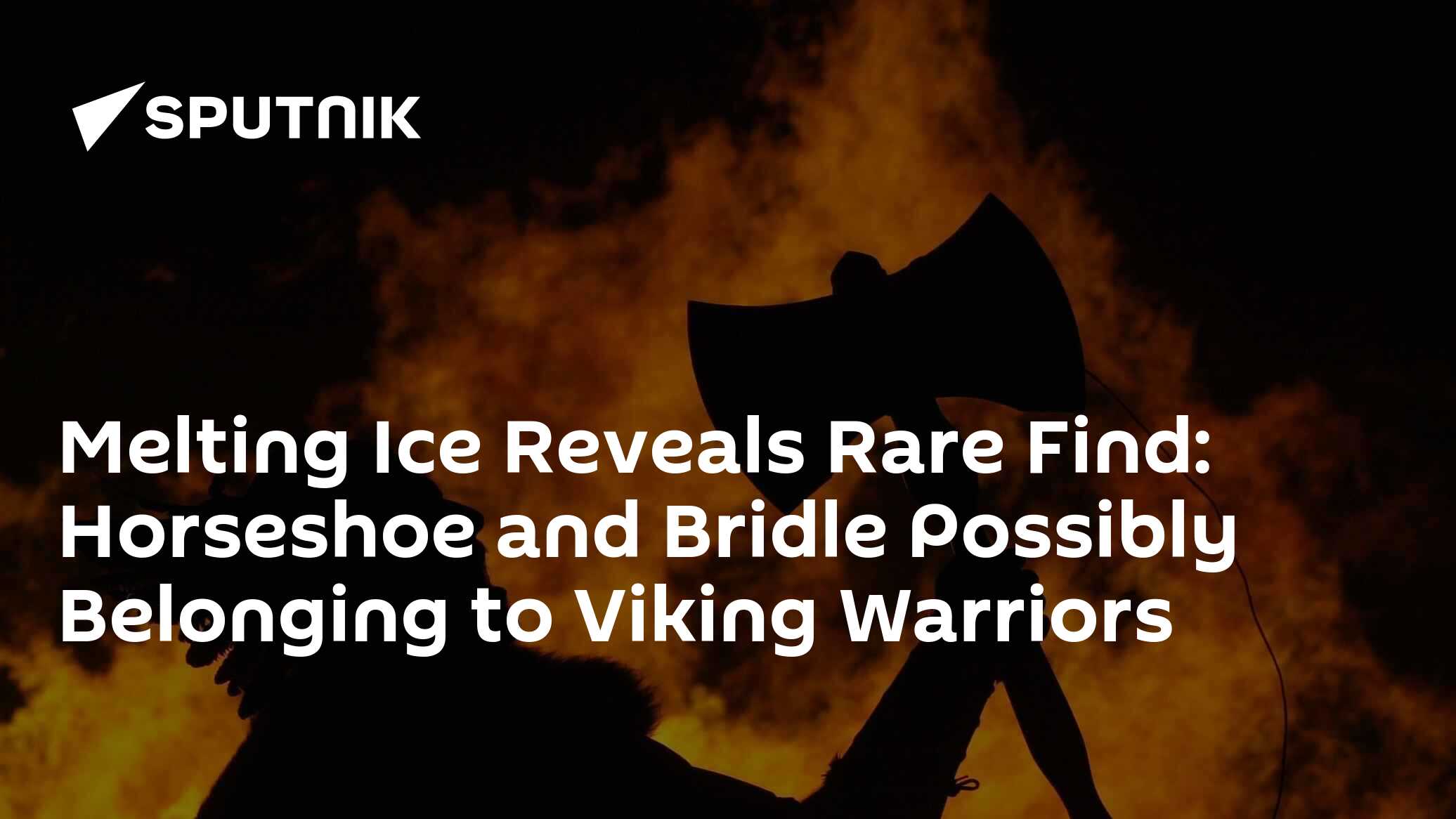 Melting Ice Reveals Rare Viking Horseshoe and Bridle