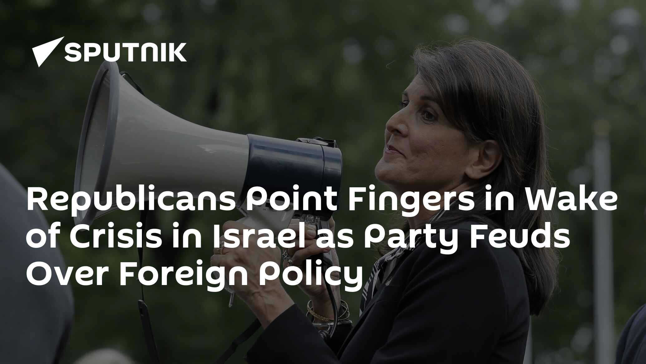 GOP Point Fingers in Wake of Crisis in Israel as Party Feuds over ...