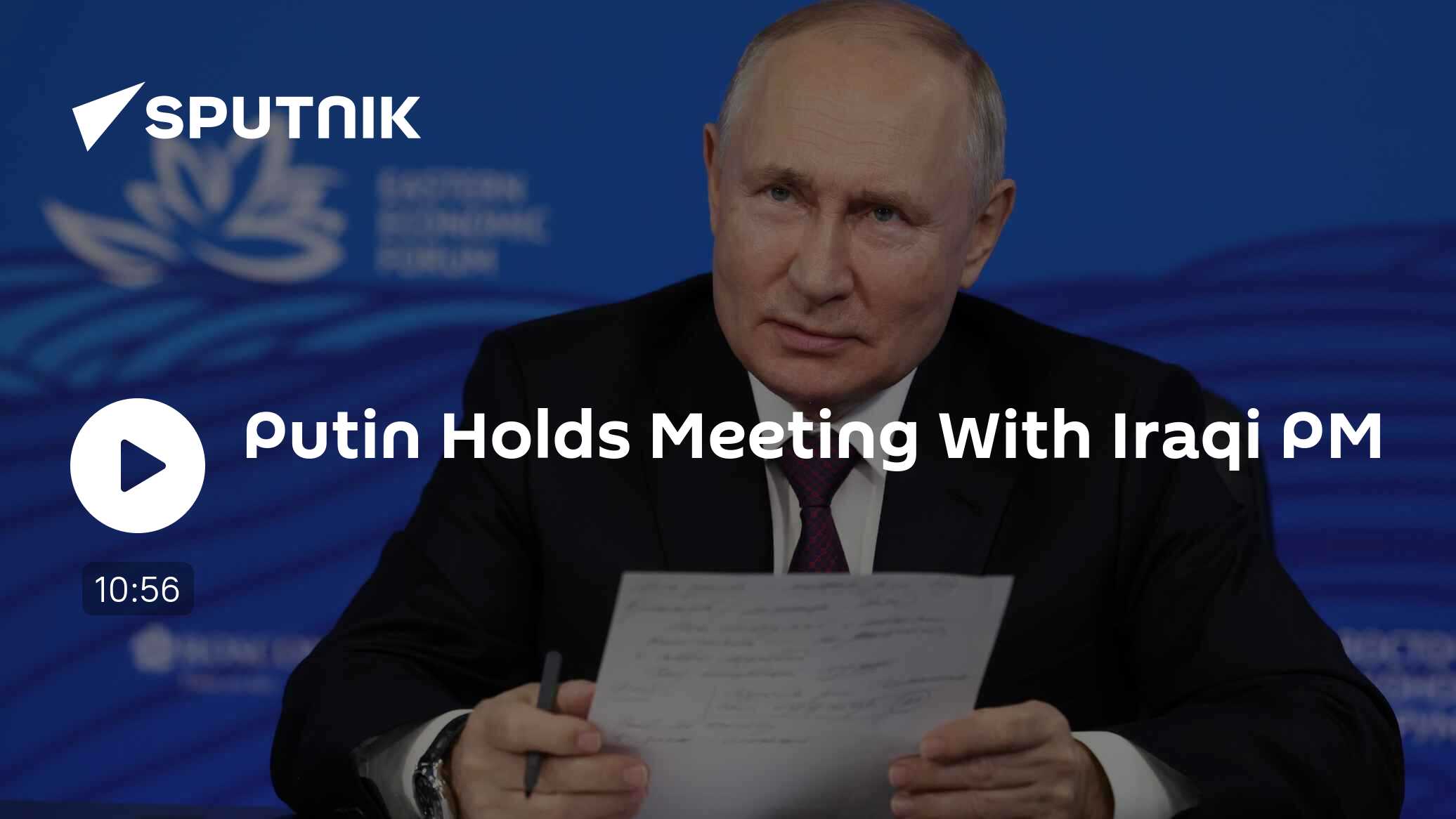 Vladimir Putin Holds Meeting with Iraqi PM, Discuss Gaza Escalation