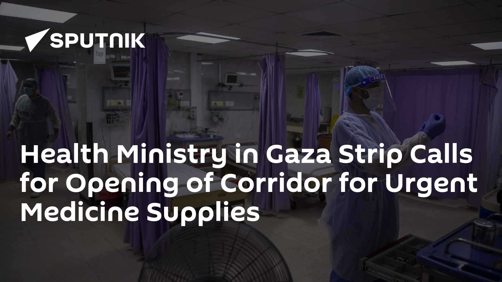 Health Ministry in Gaza Strip Calls for Opening of Corridor for Urgent ...