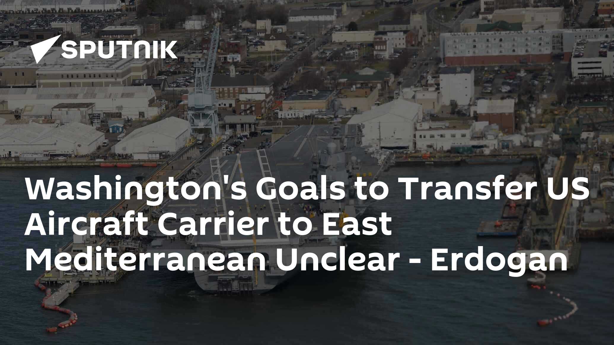 Washington's Goals to Transfer US Aircraft Carrier to East ...