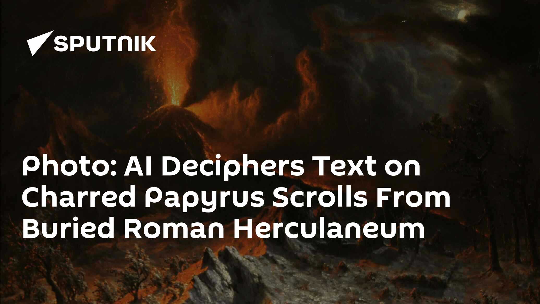 AI Deciphers Text on Charred Papyrus Scrolls From Buried Roman Herculaneum