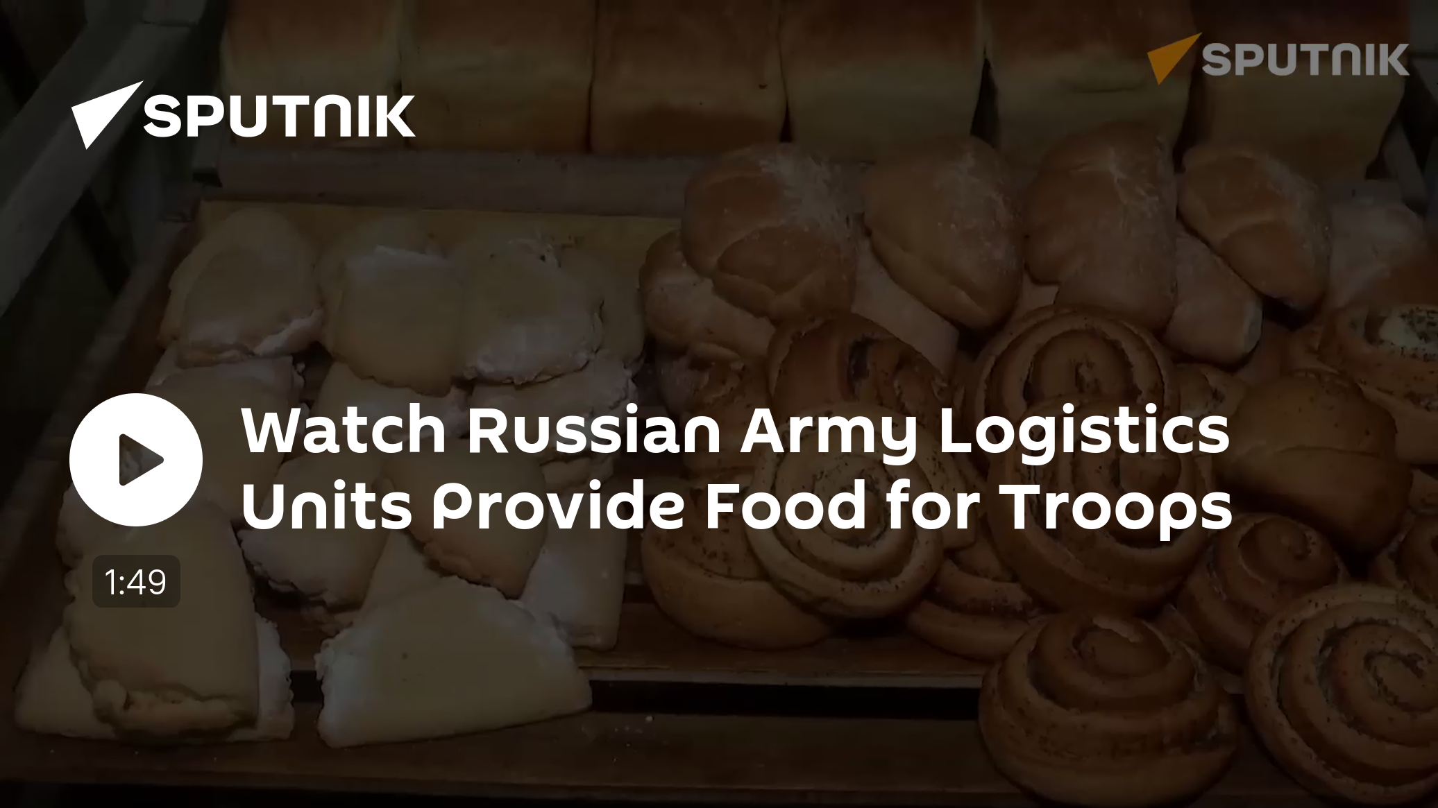 Watch Russian Army Logistics Units Provide Food for Troops