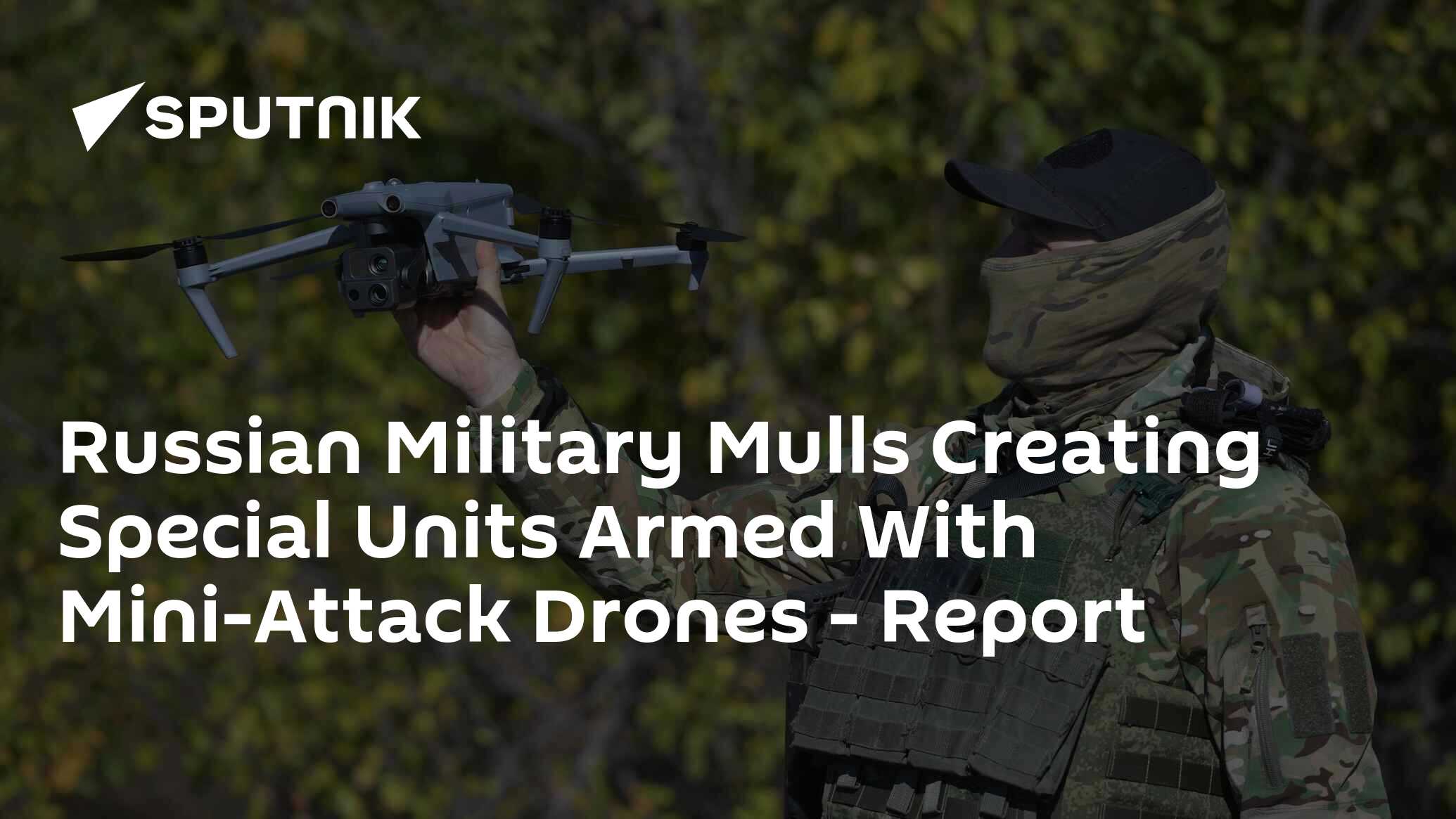 Russian Military Reportedly Mulls Creating Units Armed With Attack Mini ...