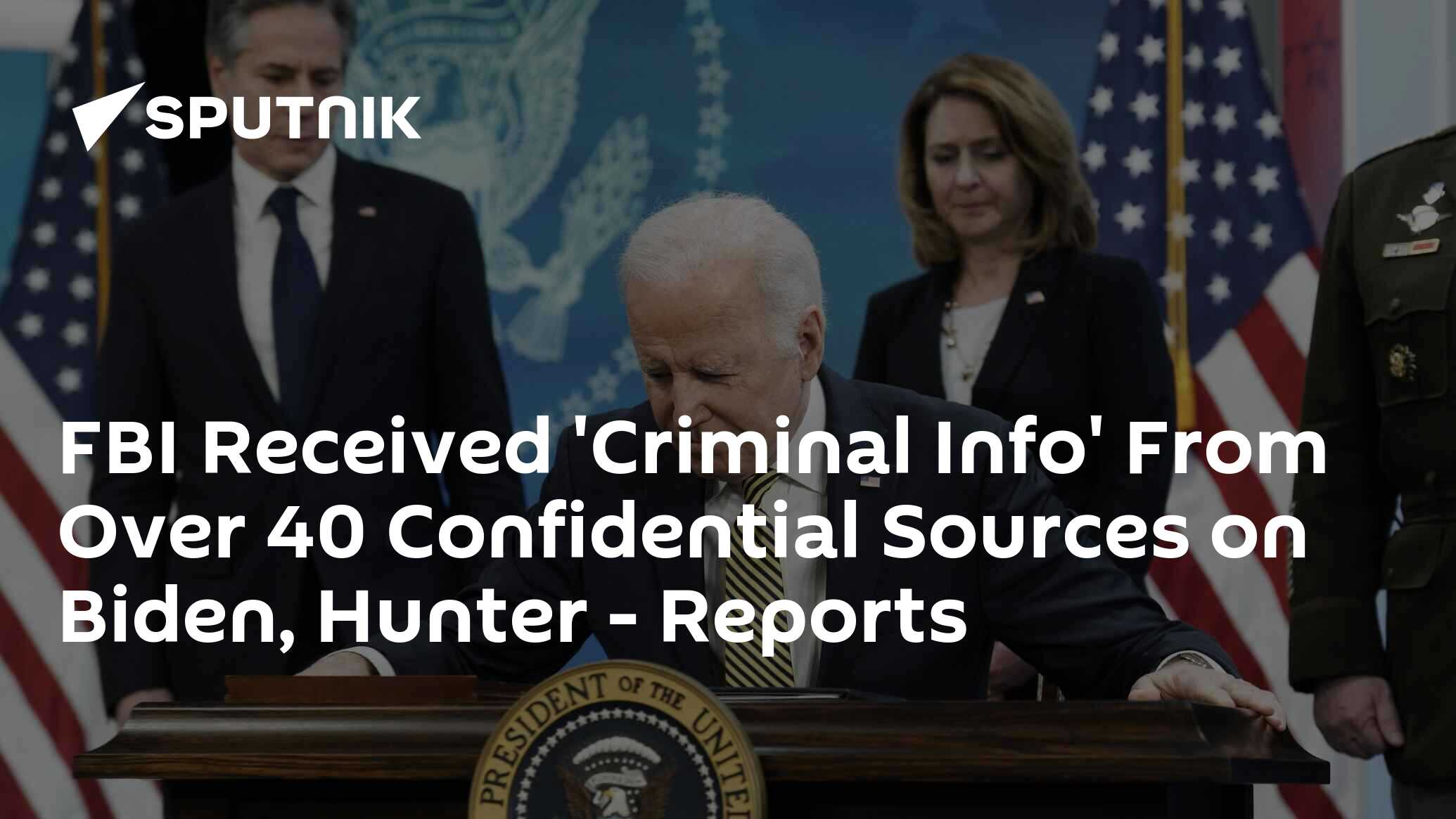FBI Received 'Criminal Info' From Over 40 Confidential Sources on Biden ...