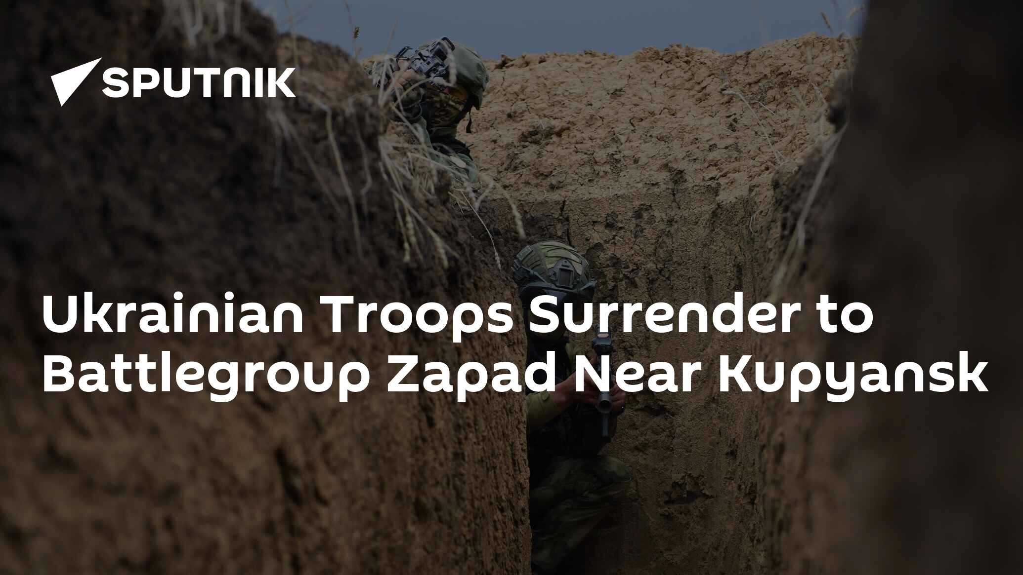 Ukrainian Troops Surrender to Battlegroup Zapad Near Kupyansk - South ...
