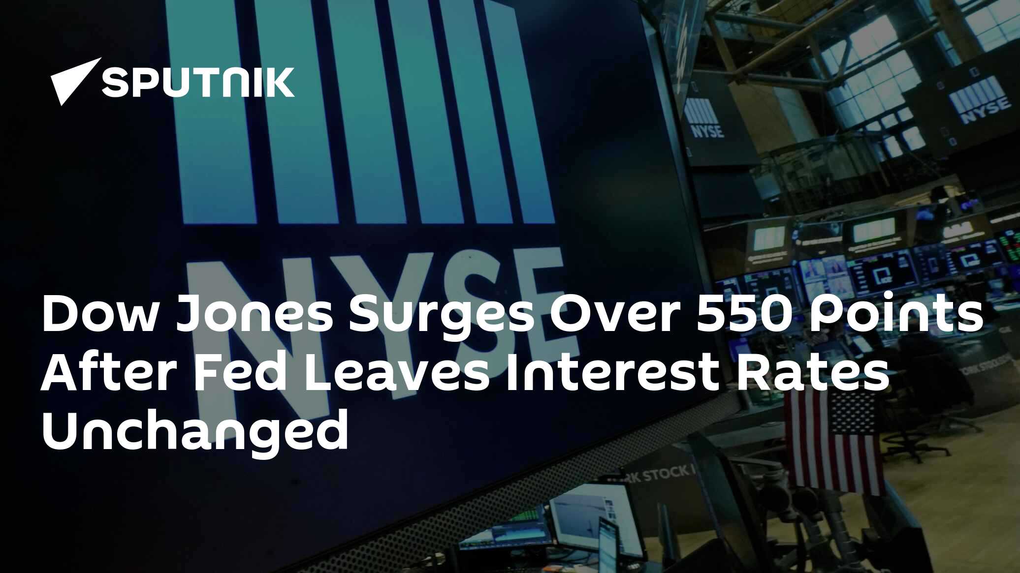 Dow Jones Surges Over 550 Points After Fed Leaves Interest Rates ...