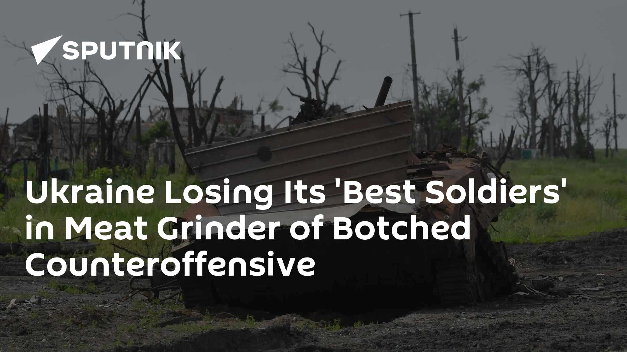 Ukraine Loosing Its 'Best Soldiers' in Meat Grinder of Botched ...
