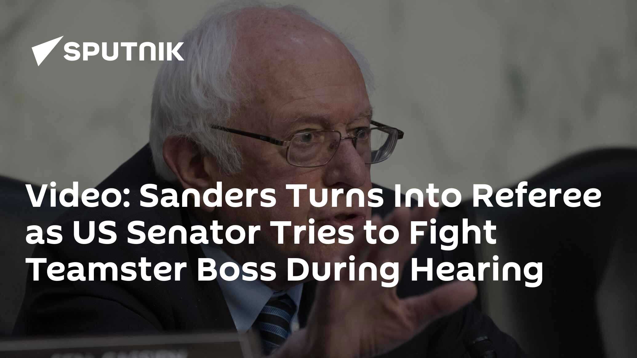 Sen. Sanders Forced To Stop Fight Between Sen. Mullin and Teamster ...