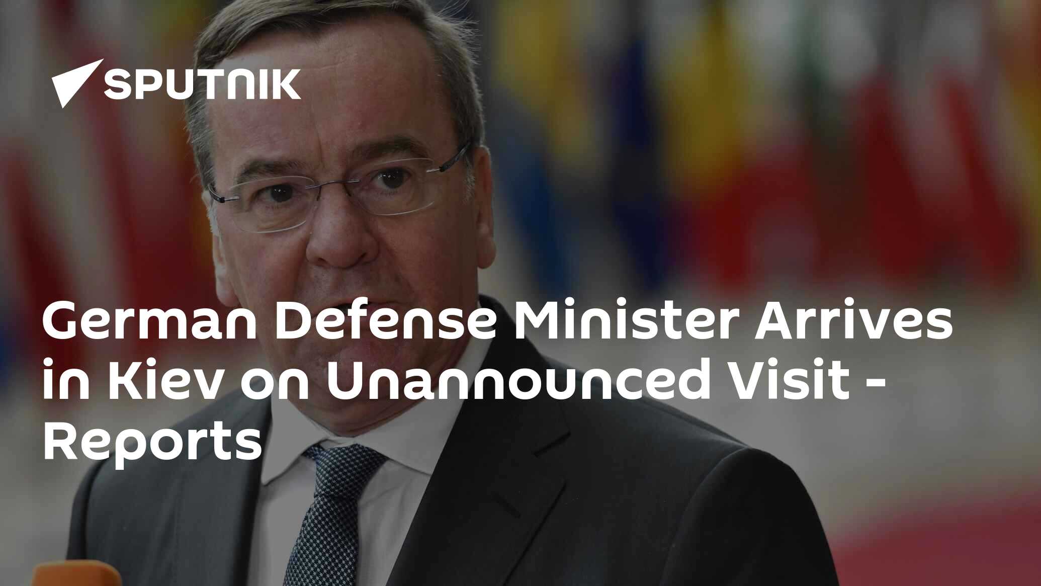 German Defense Minister Arrives in Kiev on Unannounced Visit - Reports ...