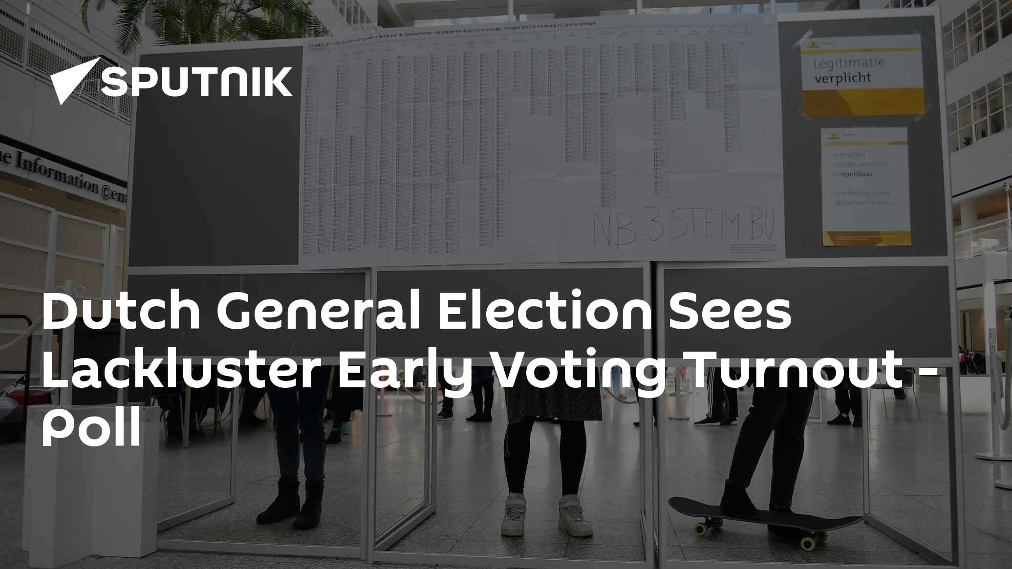 Dutch General Election Sees Lackluster Early Voting Turnout - Poll