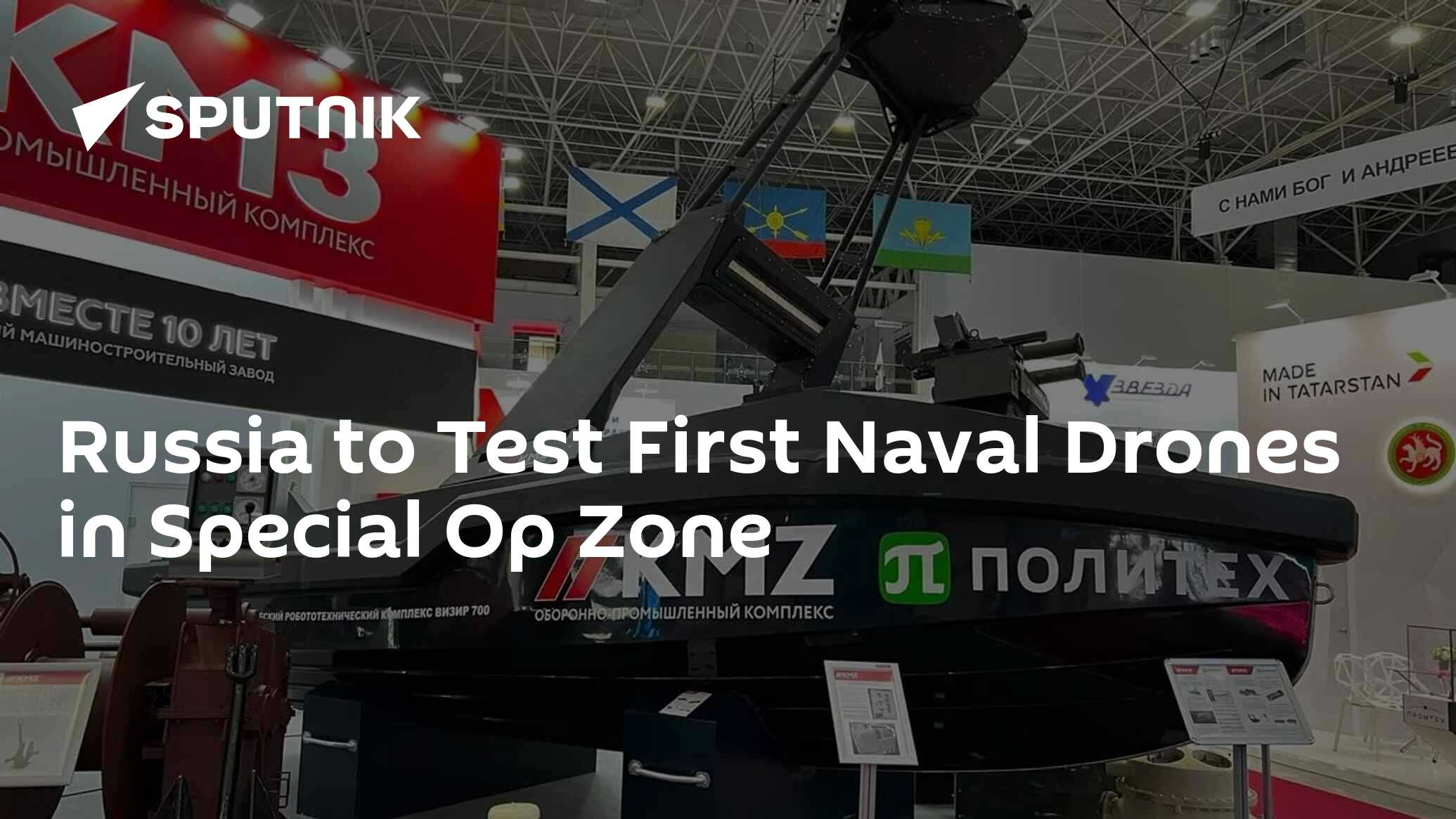 Russia to Test First Naval Drones in Special Op Zone