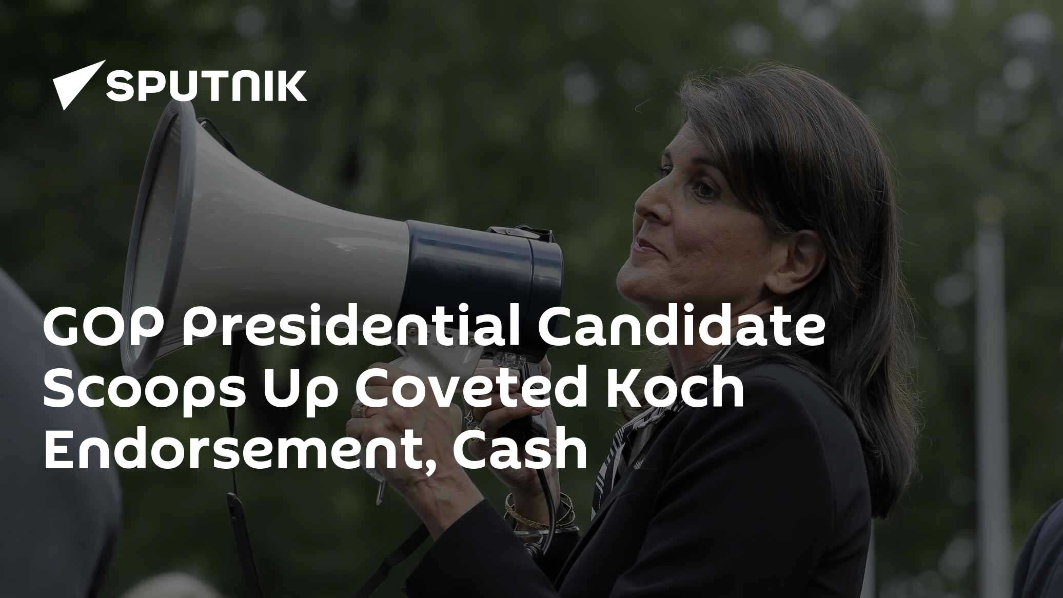 GOP Presidential Candidate Scoops Up Coveted Koch Endorsement, Cash