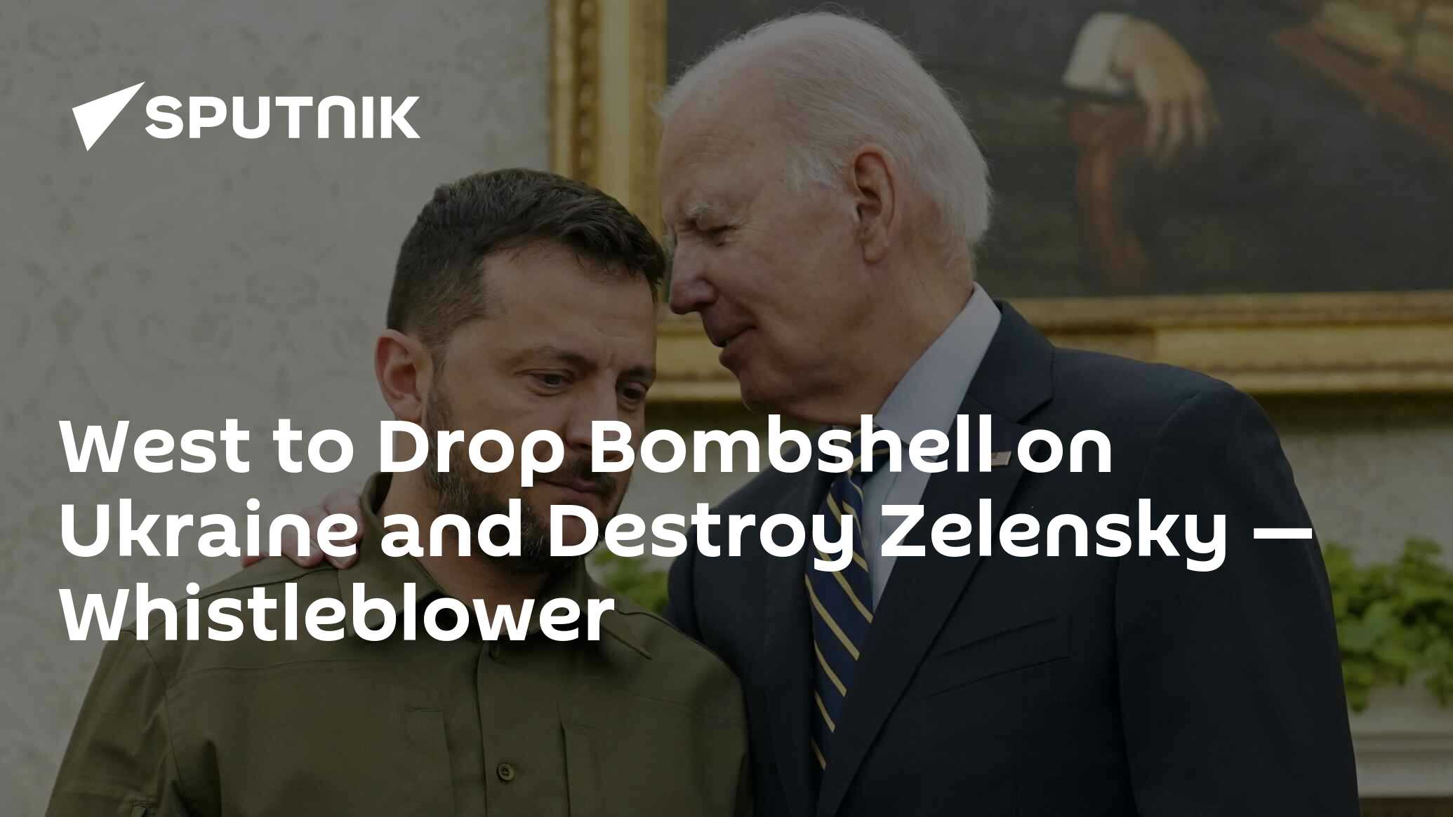 West's Going to Drop Bombshell on Ukraine and Destroy Zelensky ...