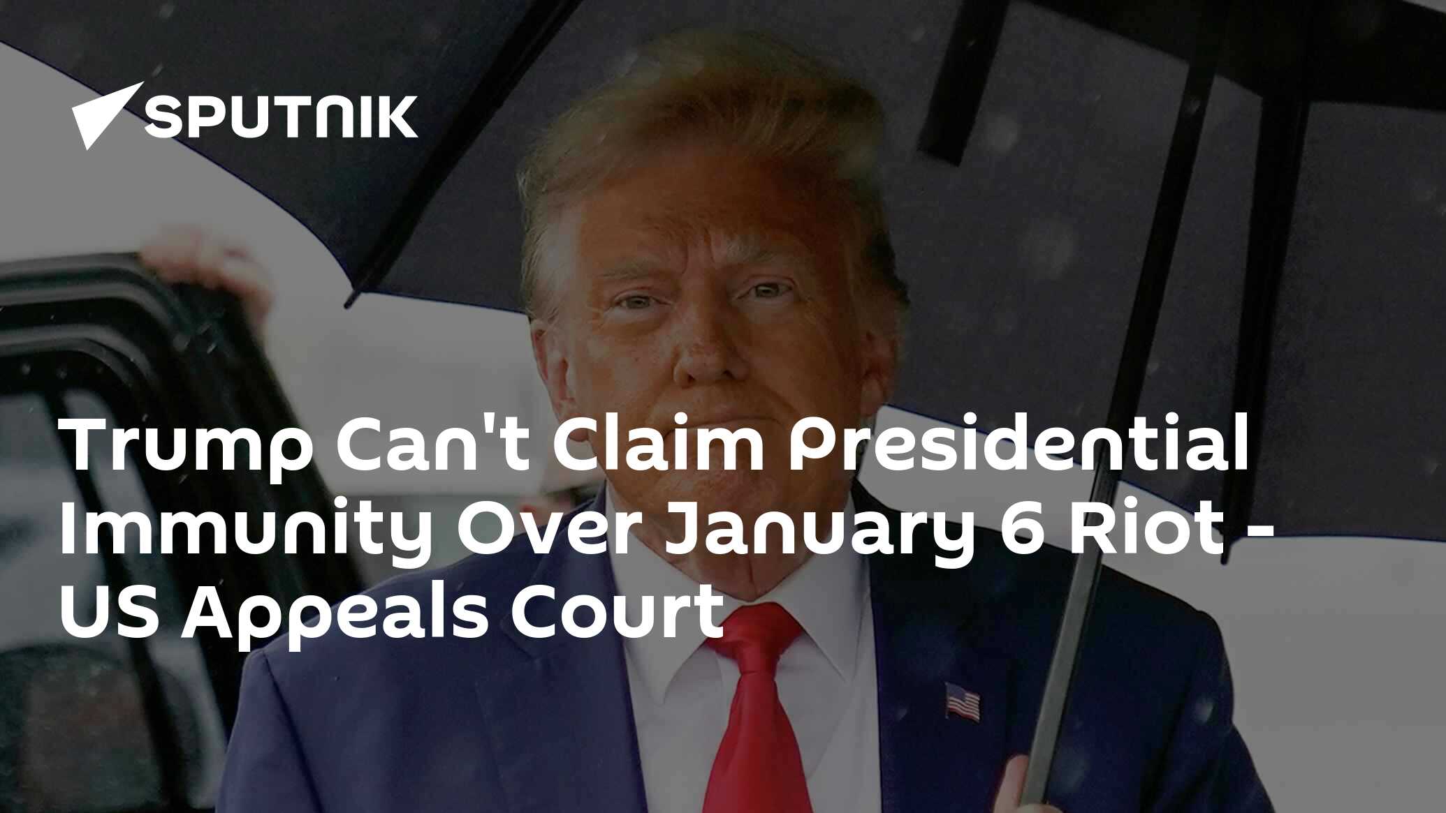 Trump Can't Claim Presidential Immunity Over January 6 Riot
