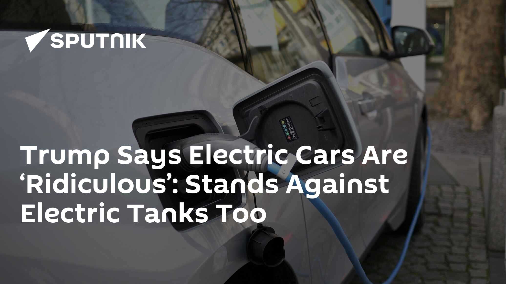 Trump Says Electric Cars Are ‘Ridiculous’: Stands Against Electric ...