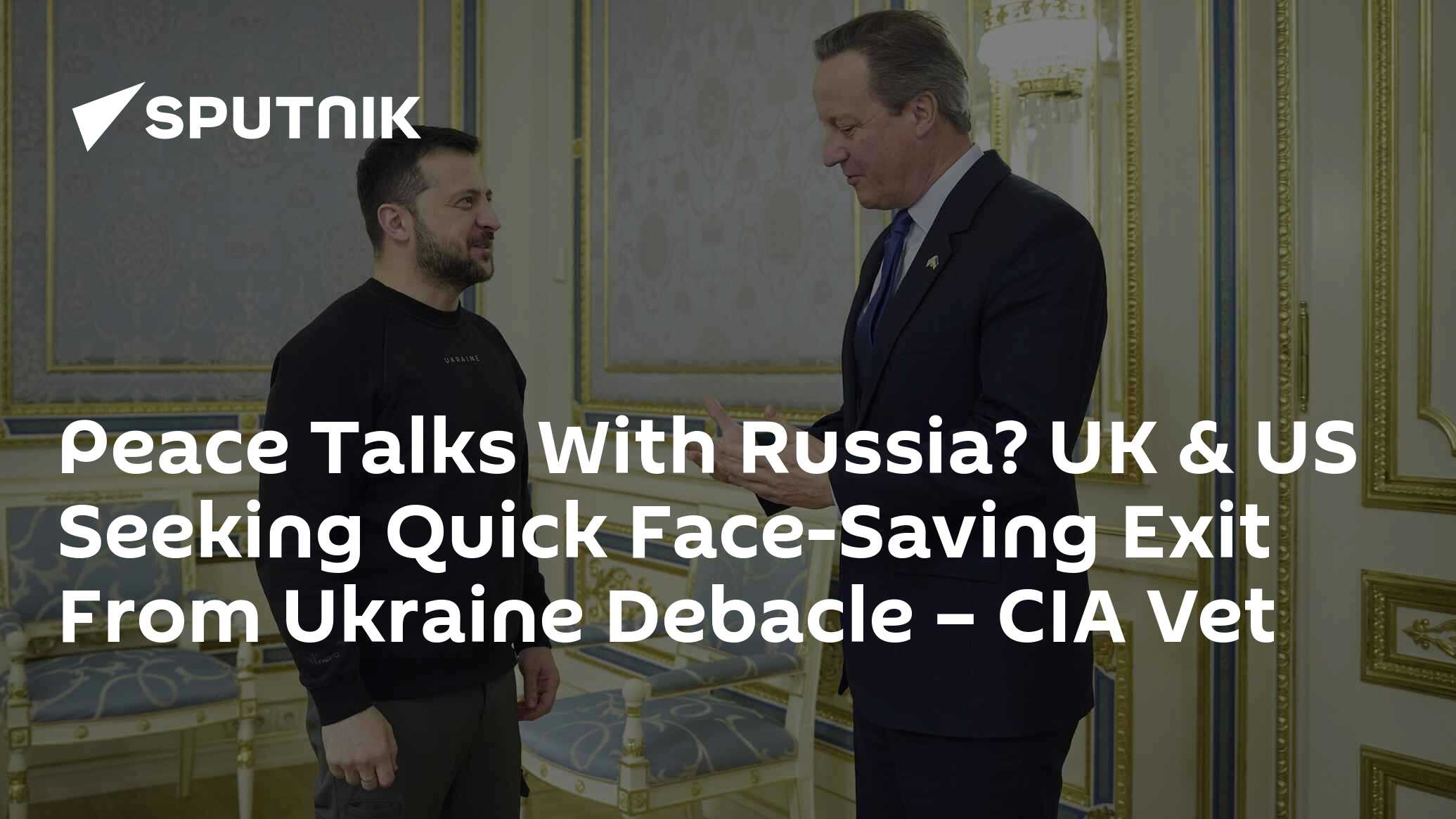 Peace Talks With Russia? UK & US Seeking Quick Face-Saving Exit From ...