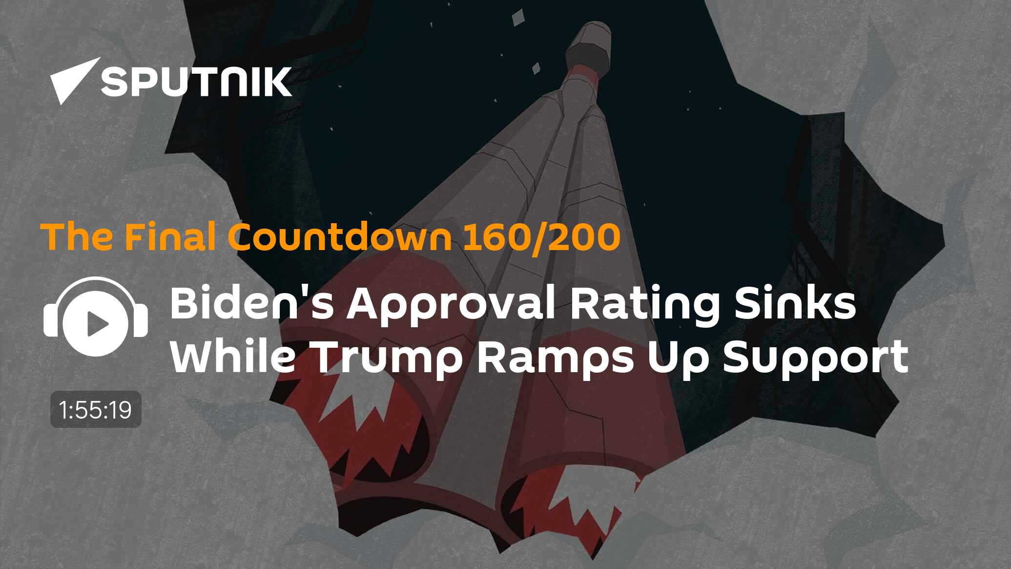 Bidens Approval Rating Sinks While Trump Ramps Up Support