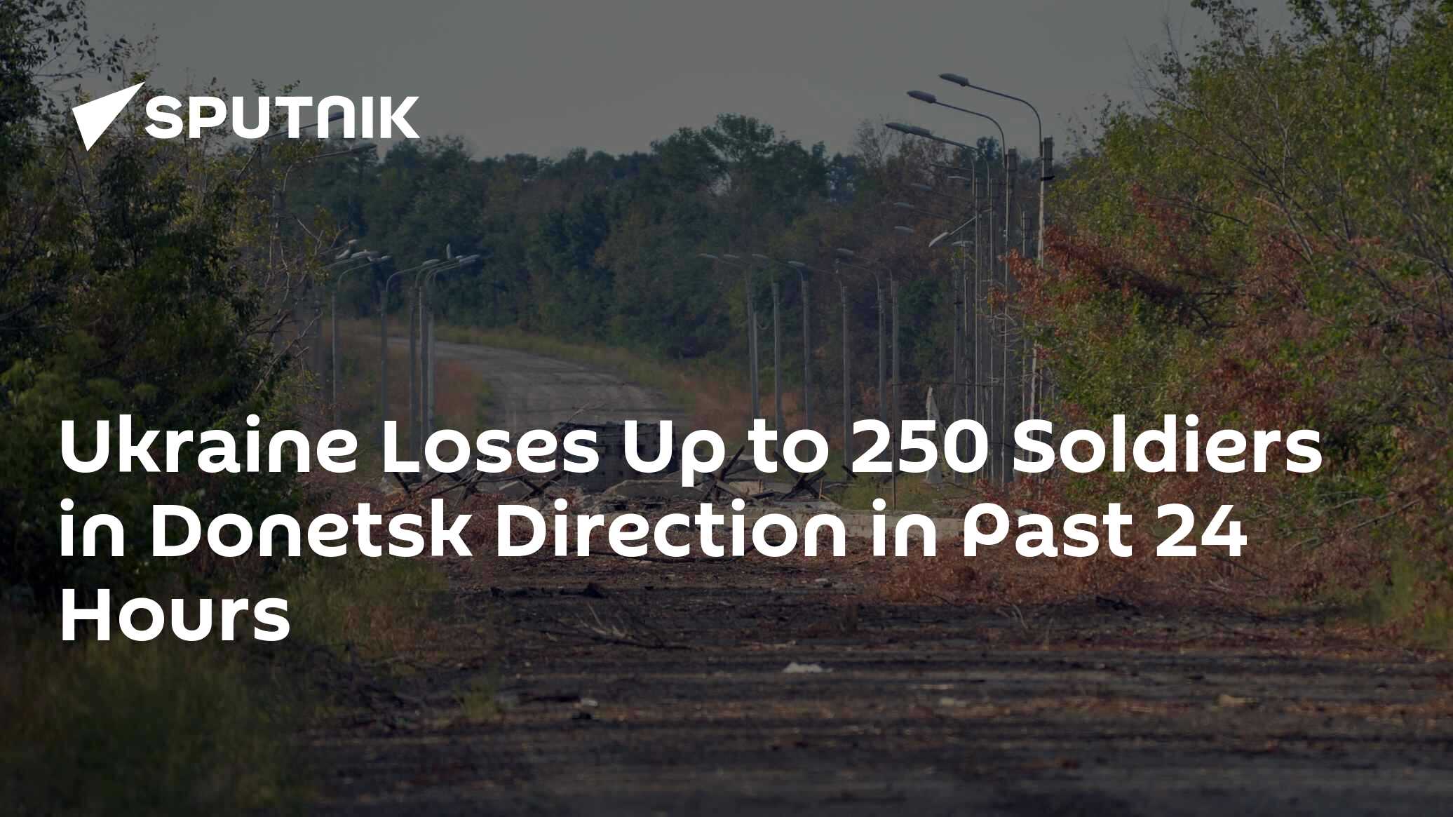 Ukraine Loses Up to 250 Soldiers in Donetsk Direction - MoD