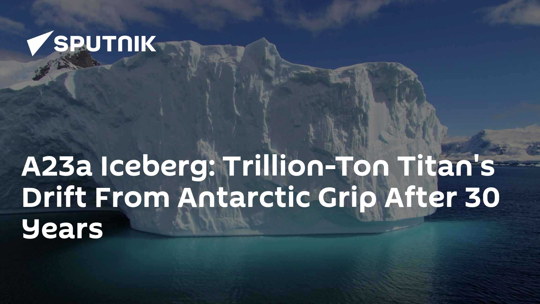 ESA's CryoSat-2 Unveils the Great Voyage of Iceberg A23a