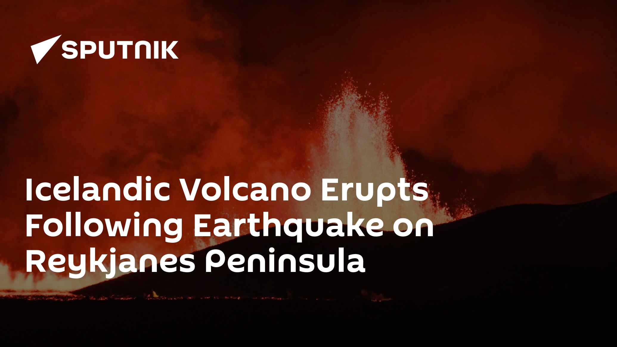 Icelandic Volcano Erupts Following Earthquake on Reykjanes Peninsula ...