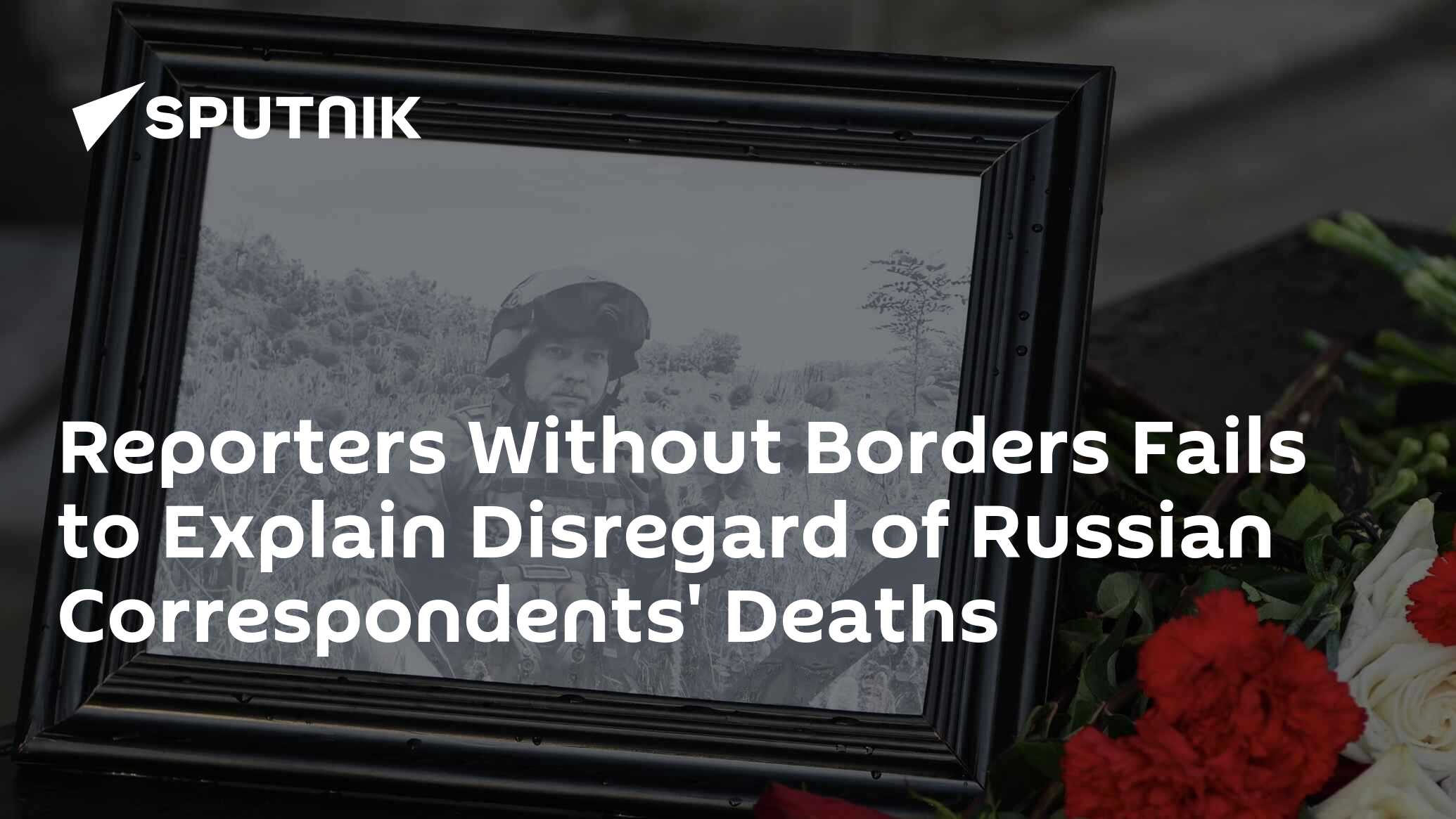 Reporters Without Borders Fails to Explain Disregard of Russian ...