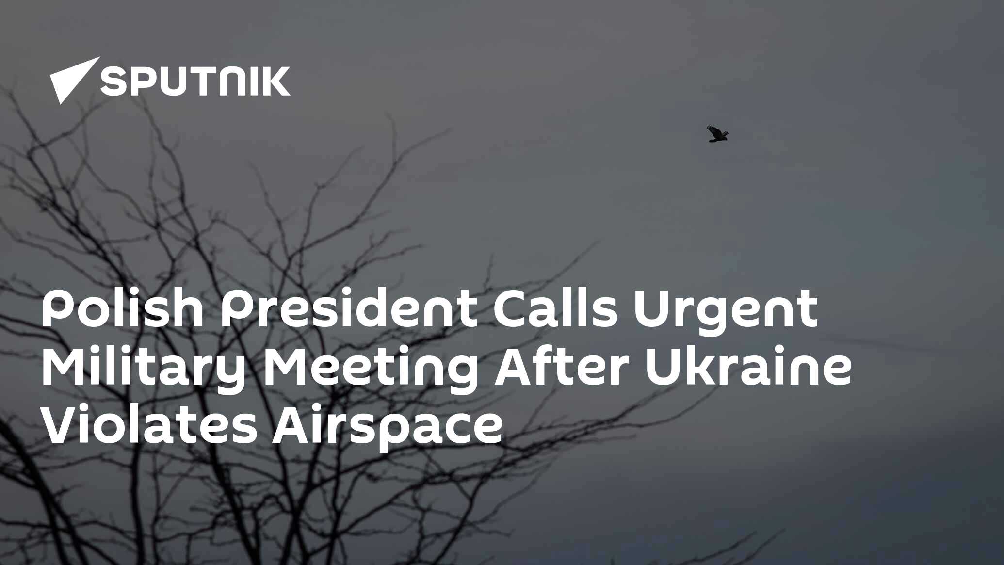 Unidentified 'Aerial Object' Enters Poland's Airspace From Ukraine ...