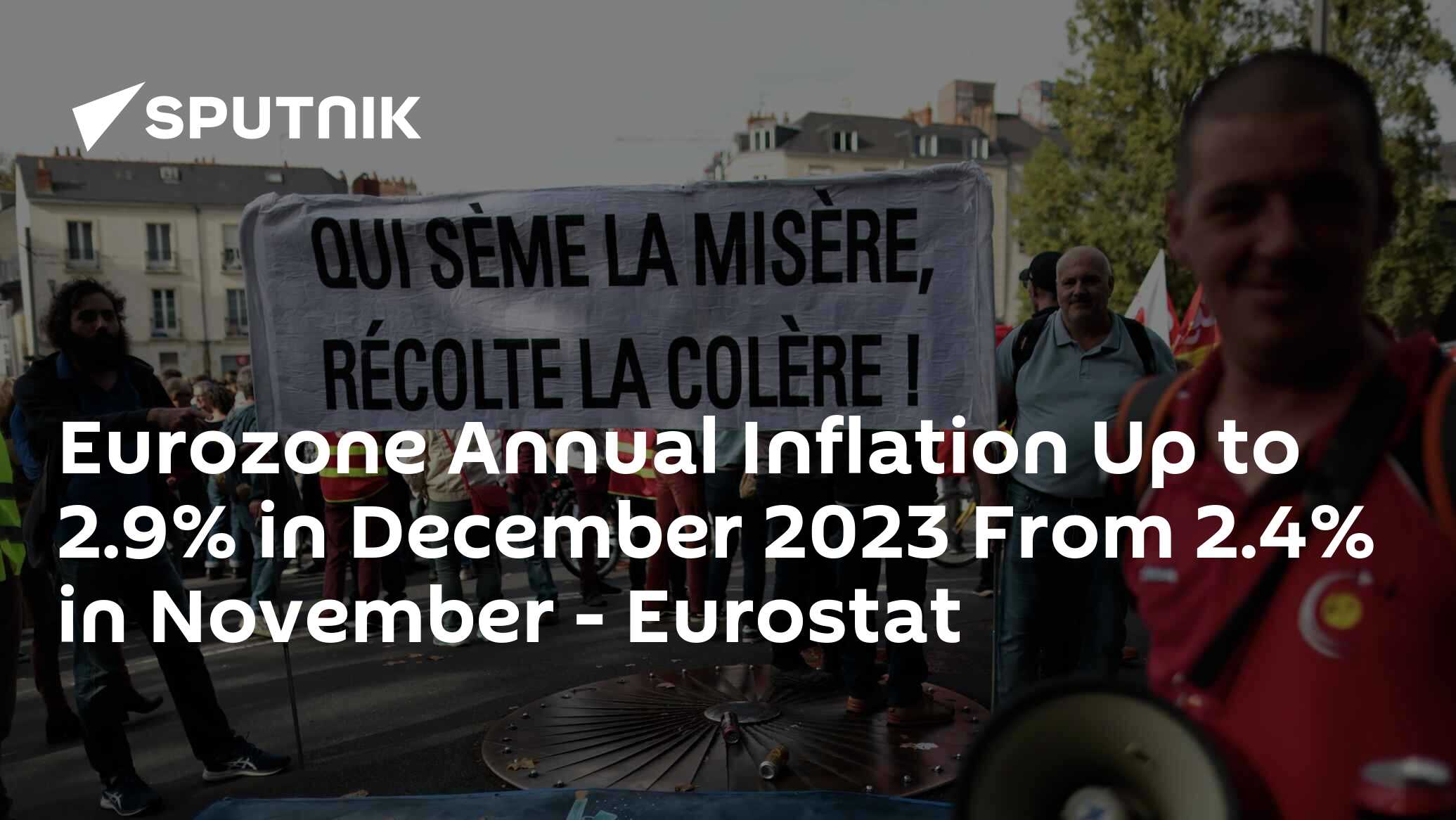 Eurozone Annual Inflation Up to 2.9% in December 2023 From 2.4% in ...