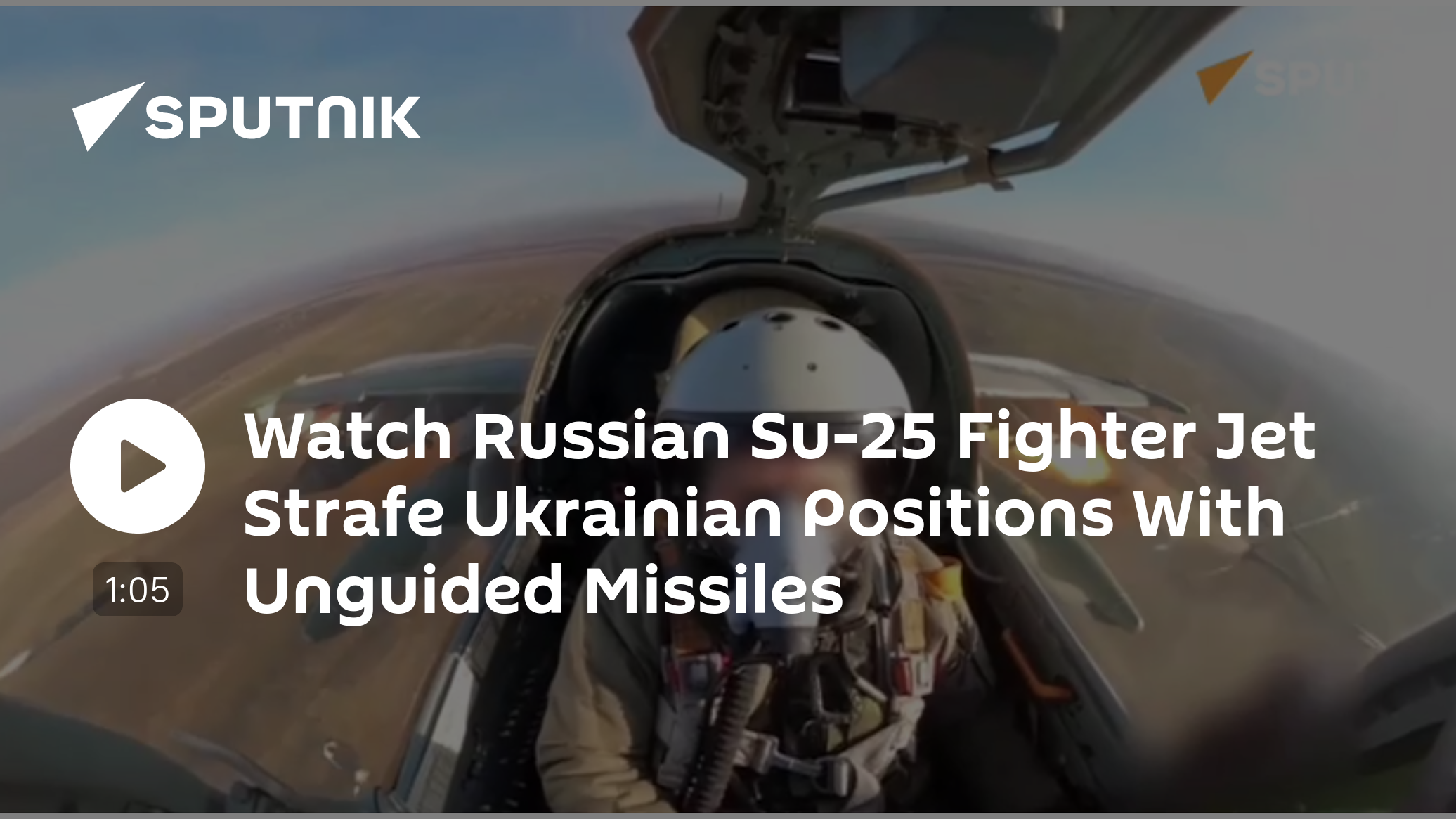 Watch Russian Su-25 Attack Aircraft Wreaking Havoc on Ukrainian Positions