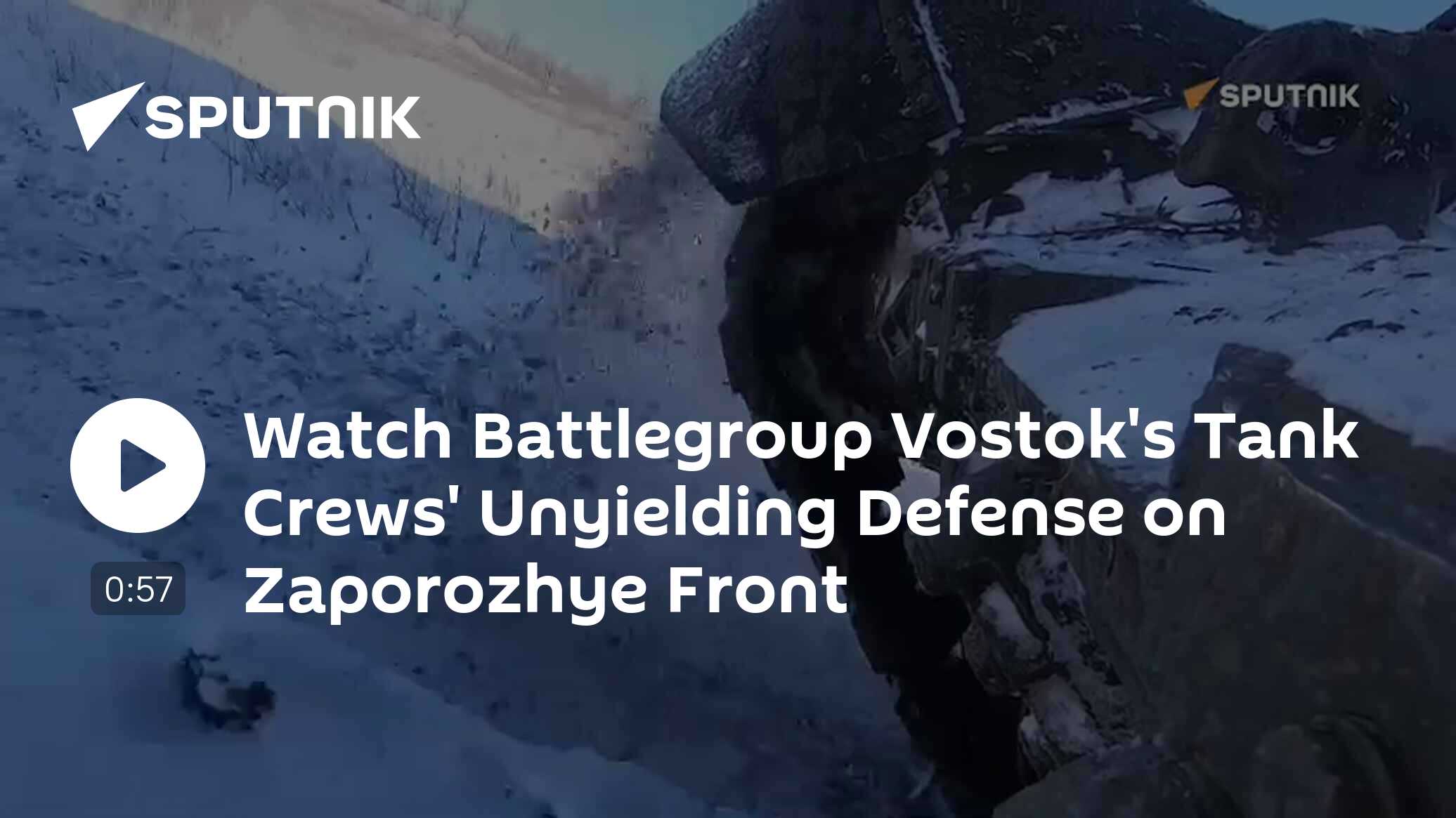 Watch Battlegroup Vostok Tank Crews’ Unyielding Defense on Zaporozhye Front