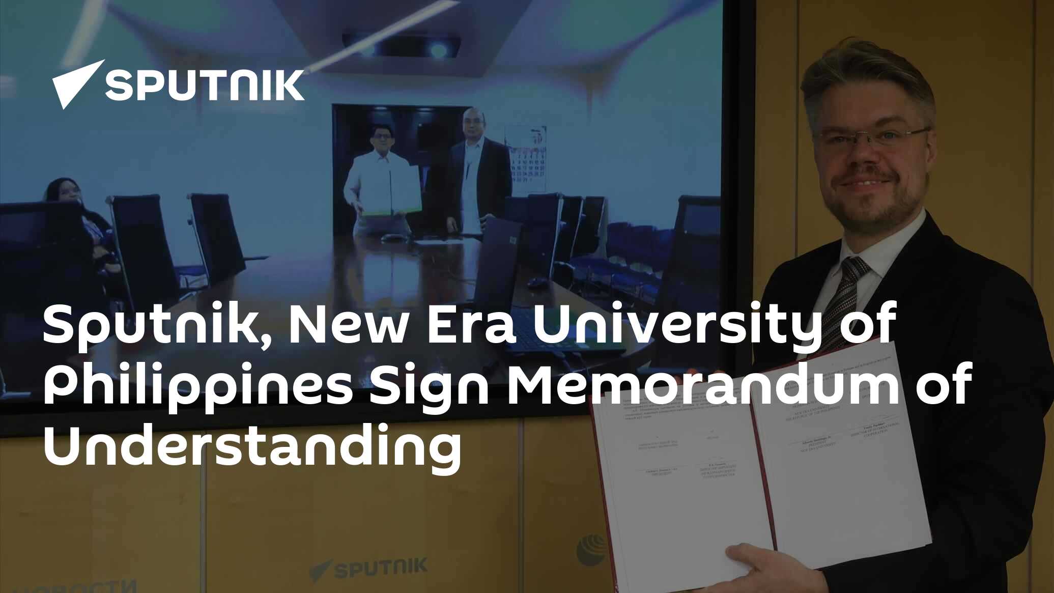 Sputnik, New Era University (Philippines) Sign Memorandum of Understanding