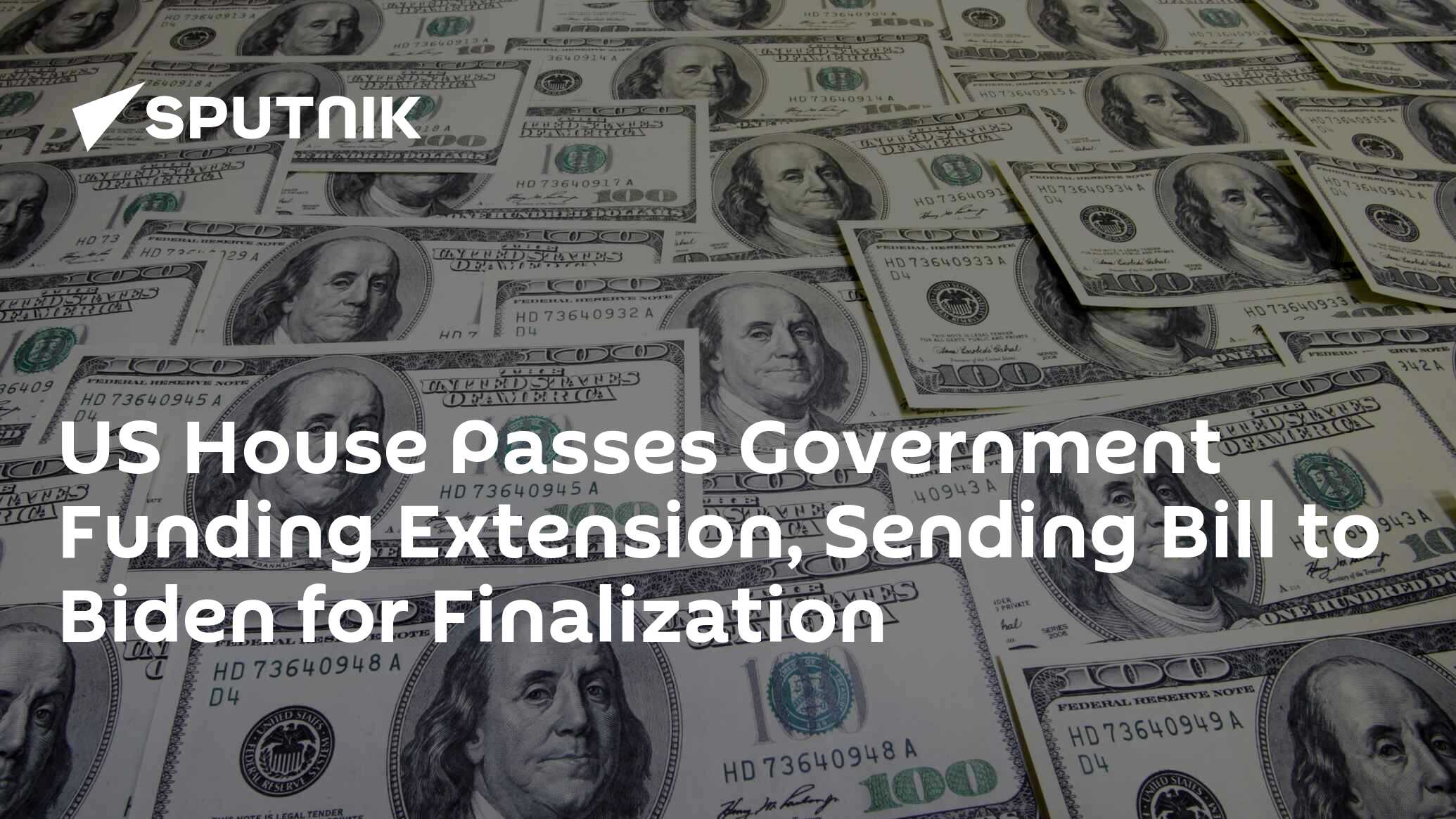 US House Passes Government Funding Extension, Sending Bill to Biden for ...
