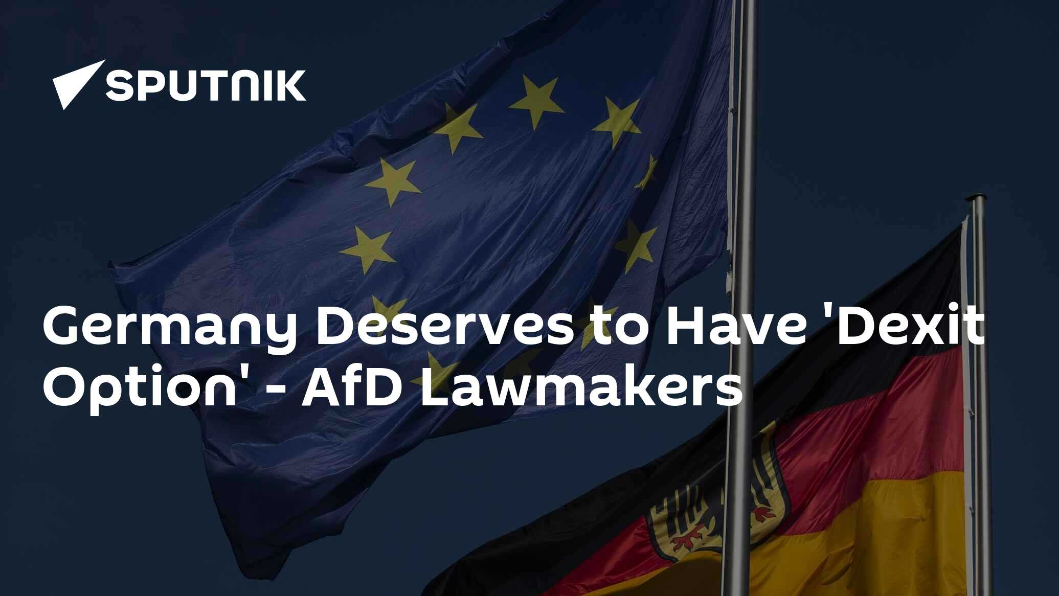 Germany Deserves to Have 'Dexit Option' - AfD Lawmakers