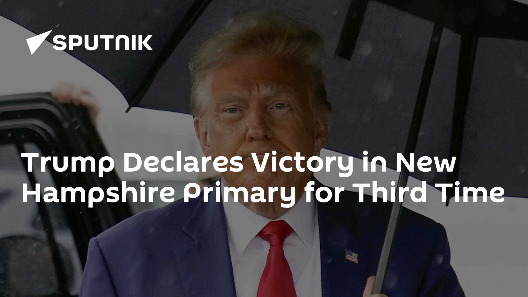 Trump Declares Victory in New Hampshire Primary for Third Time