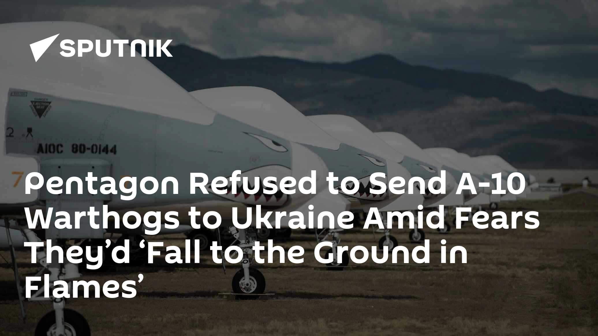 Pentagon Refused to Send A-10 Warthogs to Ukraine Amid Fears They’d ...