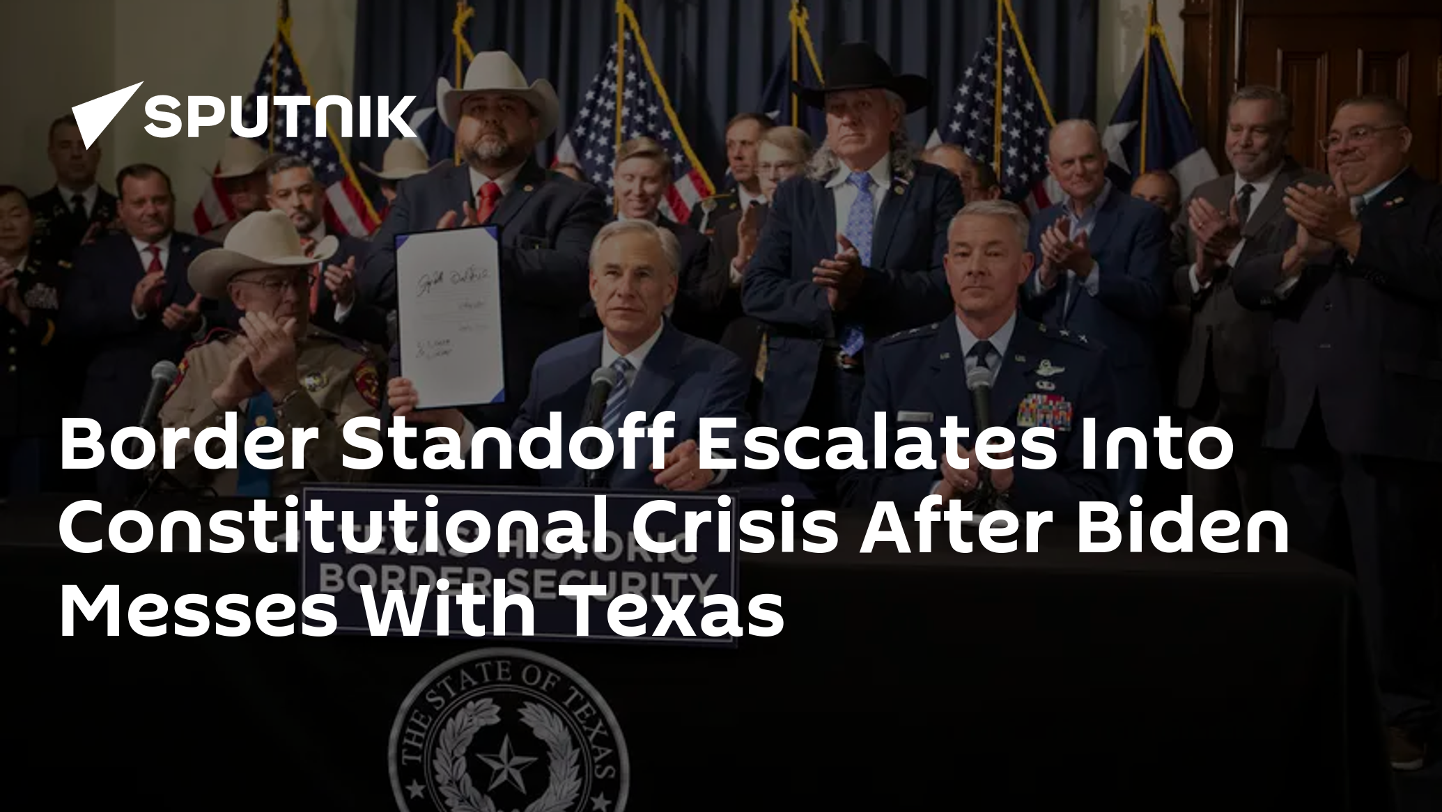 Border Standoff Escalates Into Constitutional Crisis After Biden Messes ...